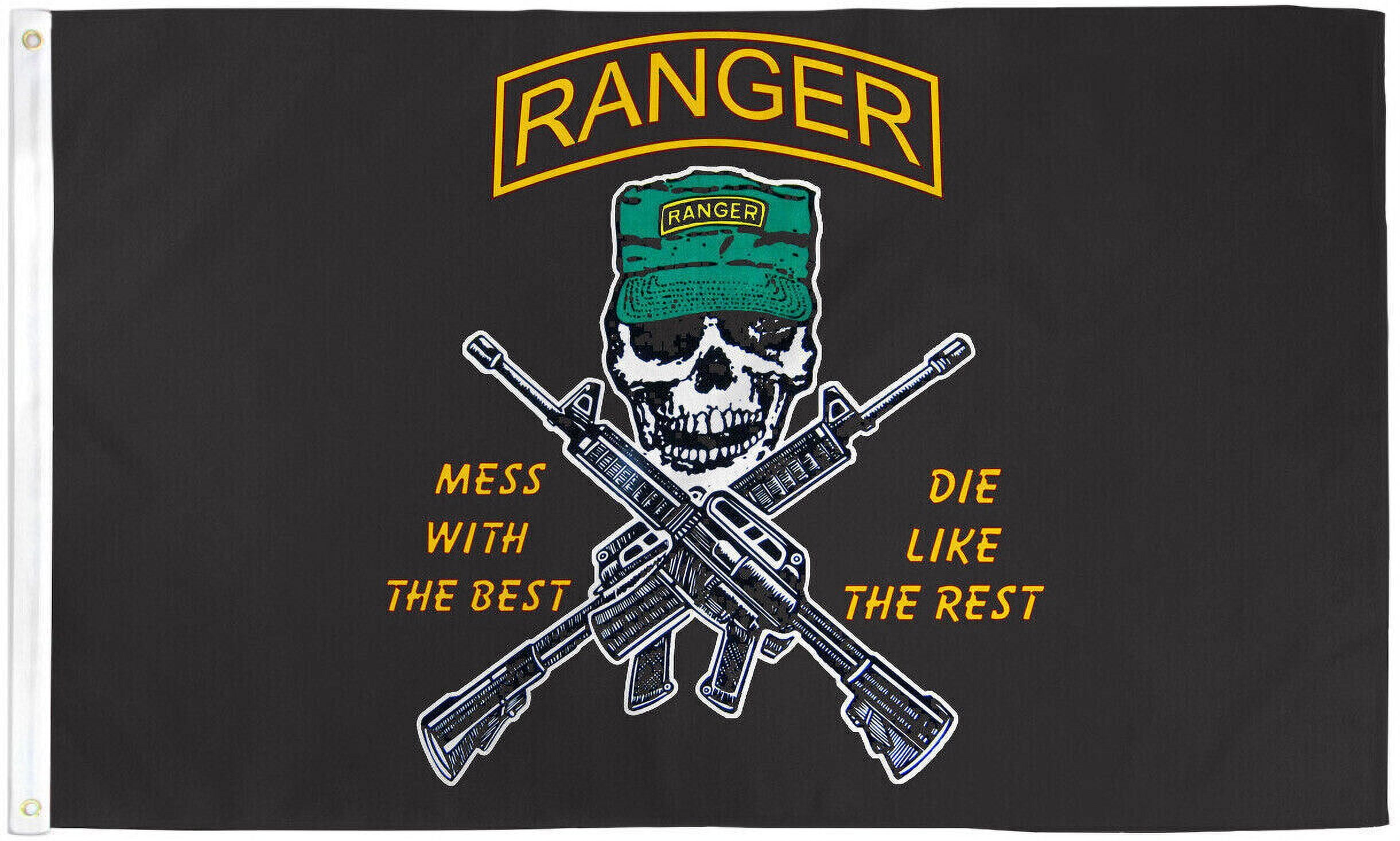 Ranger Flag 3x5ft Military House Flag US Army Ranger Flag Mess with the ...