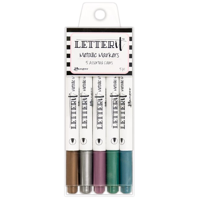 Ranger Letter It Metallic Markers - - Walmart.com