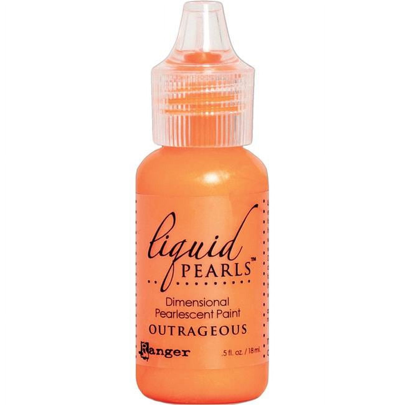 Ranger Liquid Pearls Dimensional Pearlescent Paint .5oz-Outrageous ...