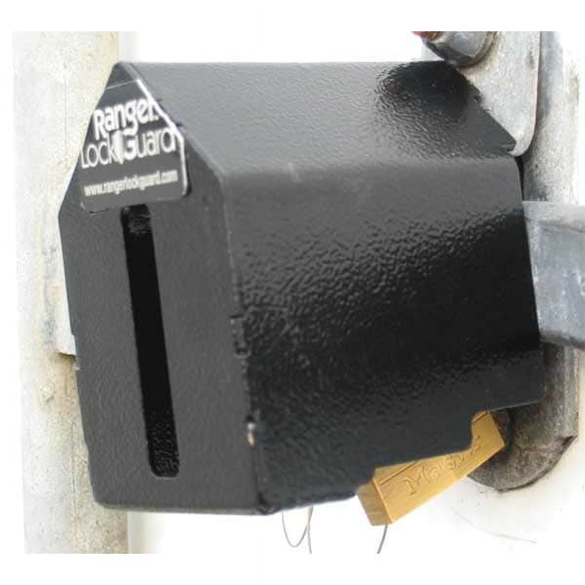 Ranger Lock Padlock Guard,4 in,Hardened Steel,Black RGEX-00 - Walmart.com