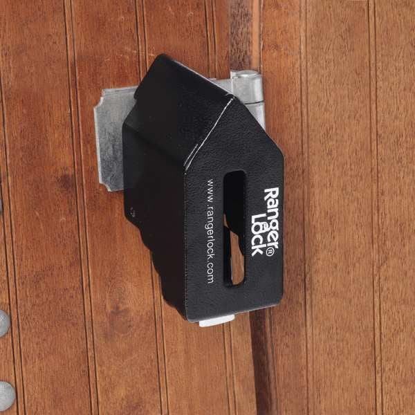 Ranger Lock Padlock Guard,5 1/4in,Hardened Steel,Blk RGET-00 - Walmart.com