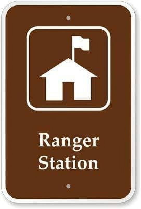 Ranger Station Sign, Funny Decorative Yard Signs for Outdoors Home ...