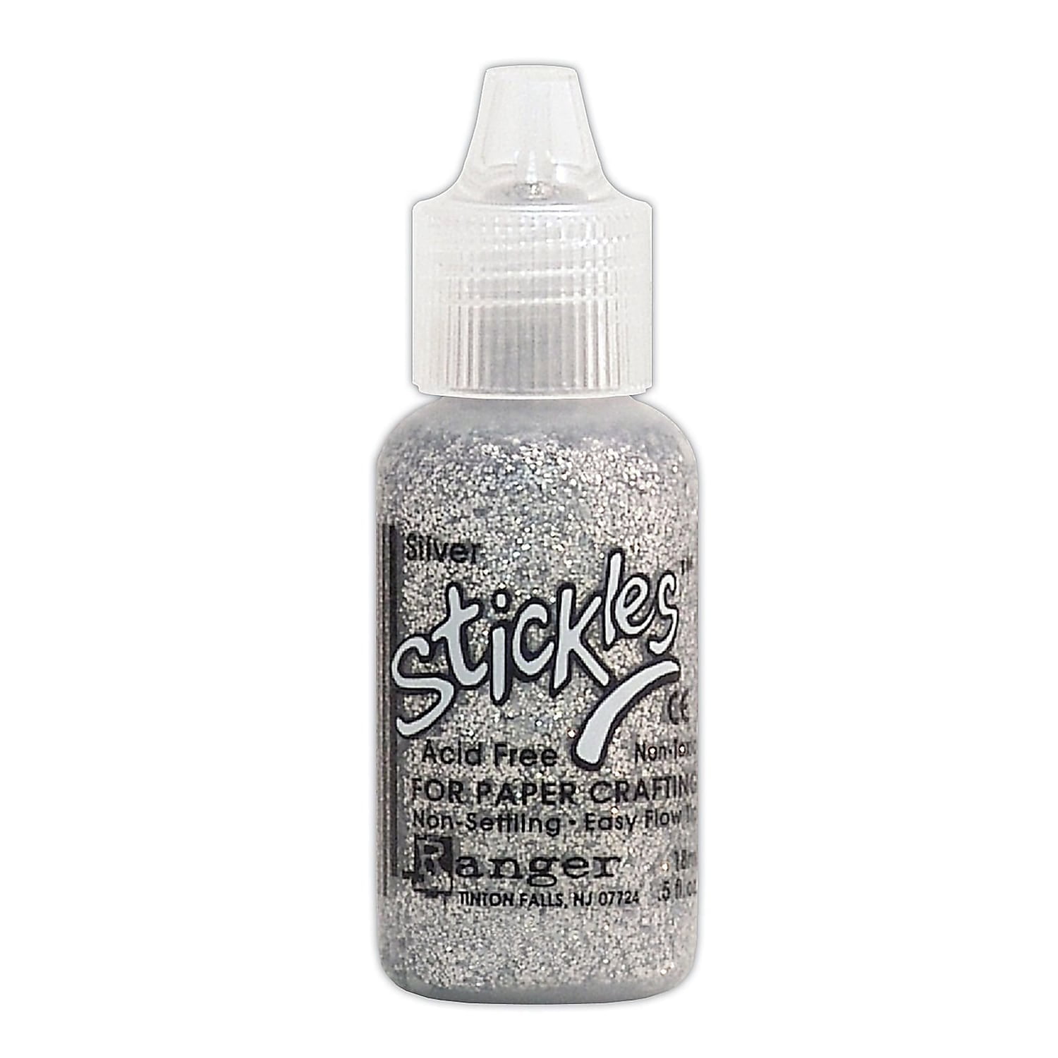 Ranger Stickles Glitter Glue .5oz - Silver, 1 Pack of 6 Piece - Walmart.com