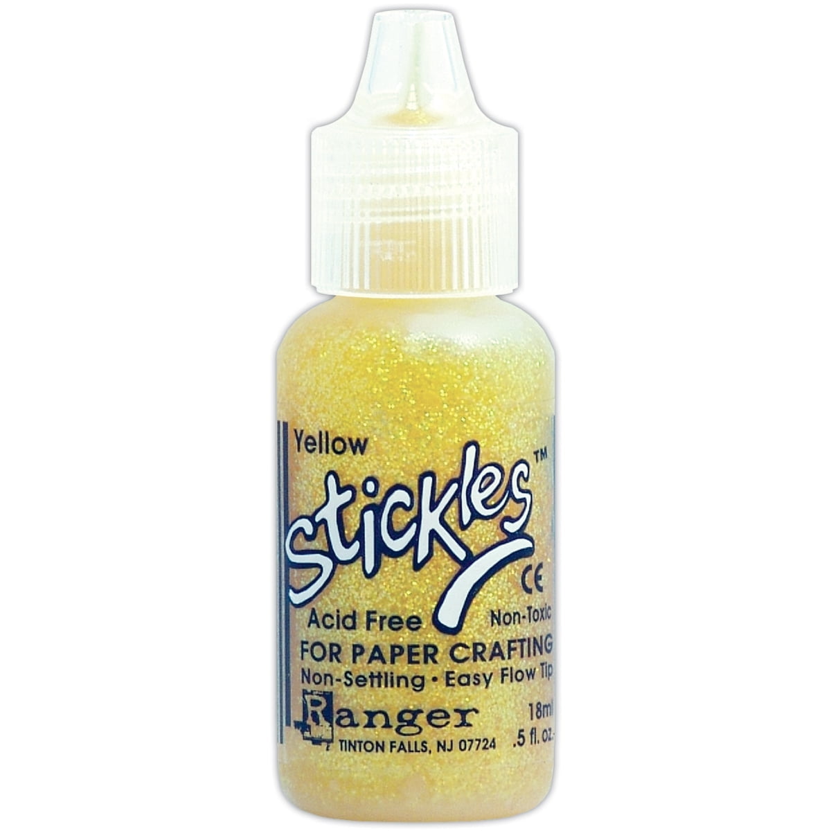 Ranger Stickles Glitter Glue .5oz - Yellow, 1 Pack of 6 Piece - Walmart.com