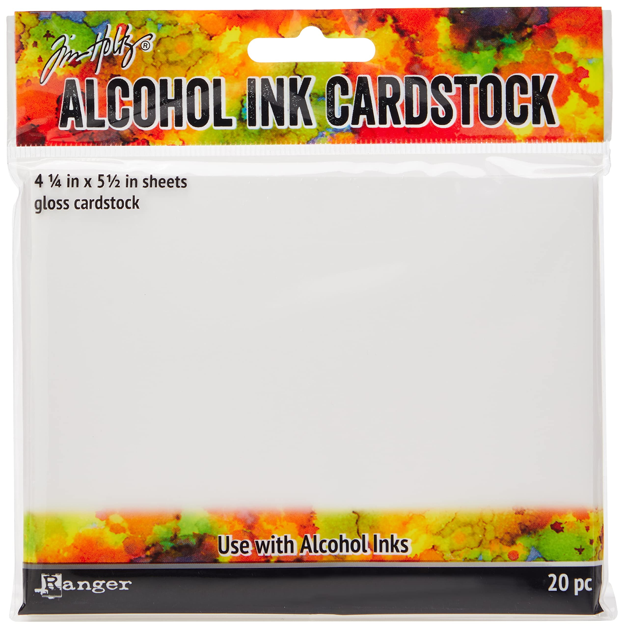Ranger Tim Holtz Adirondack Alcohol Ink Cardstock Pack, 1 Pack of 1 ...