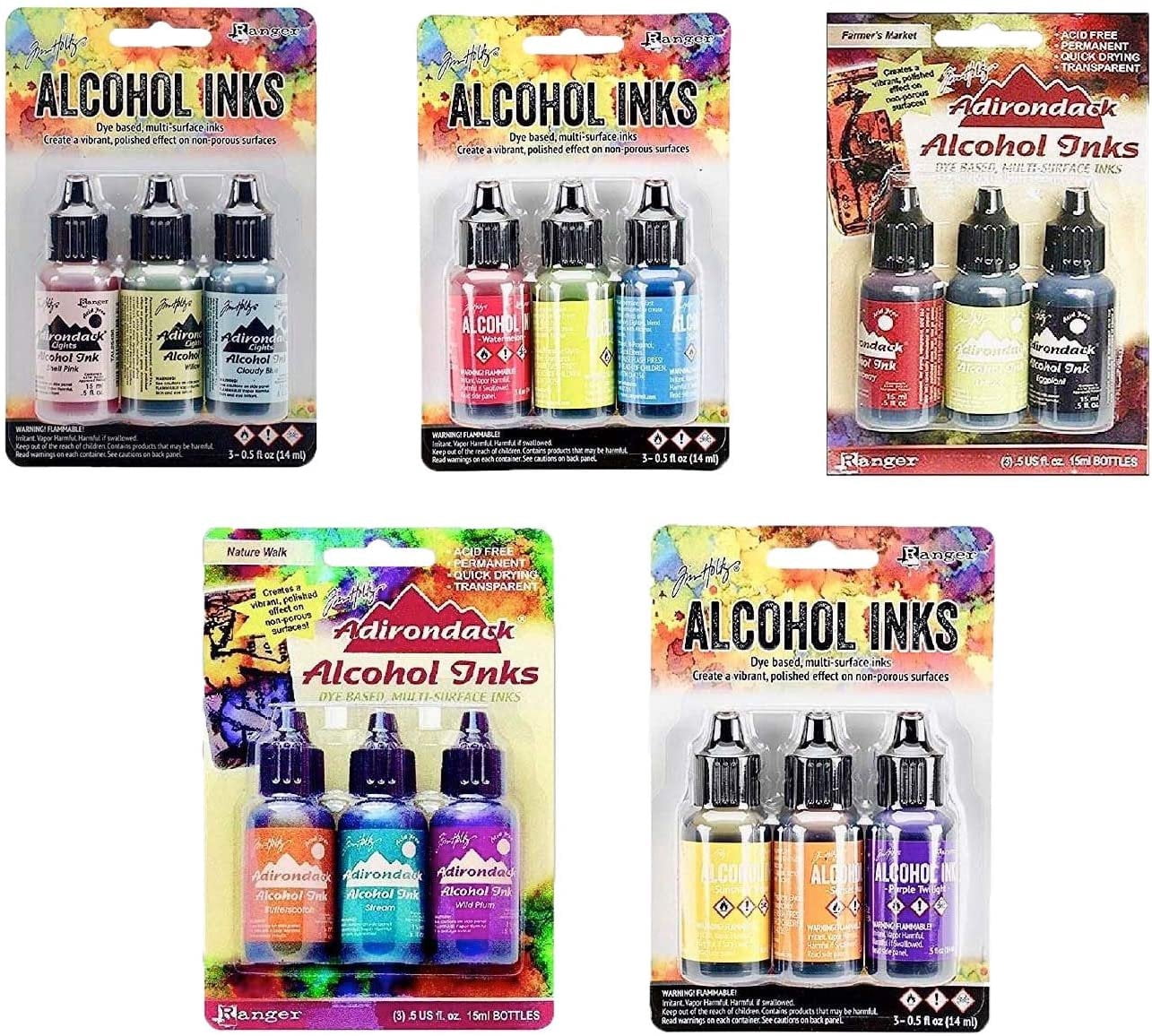 Ranger Tim Holtz Adirondack Alcohol Inks Bundle - Favorite Set ...