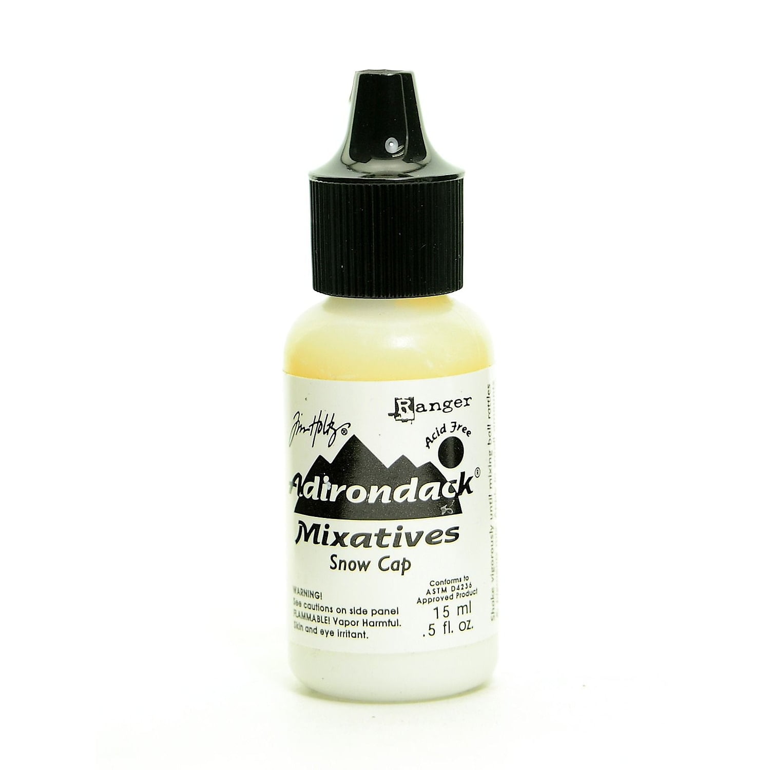 Ranger Tim Holtz Adirondack Alcohol Inks Snow Cap Mixatives 0.5 Oz ...
