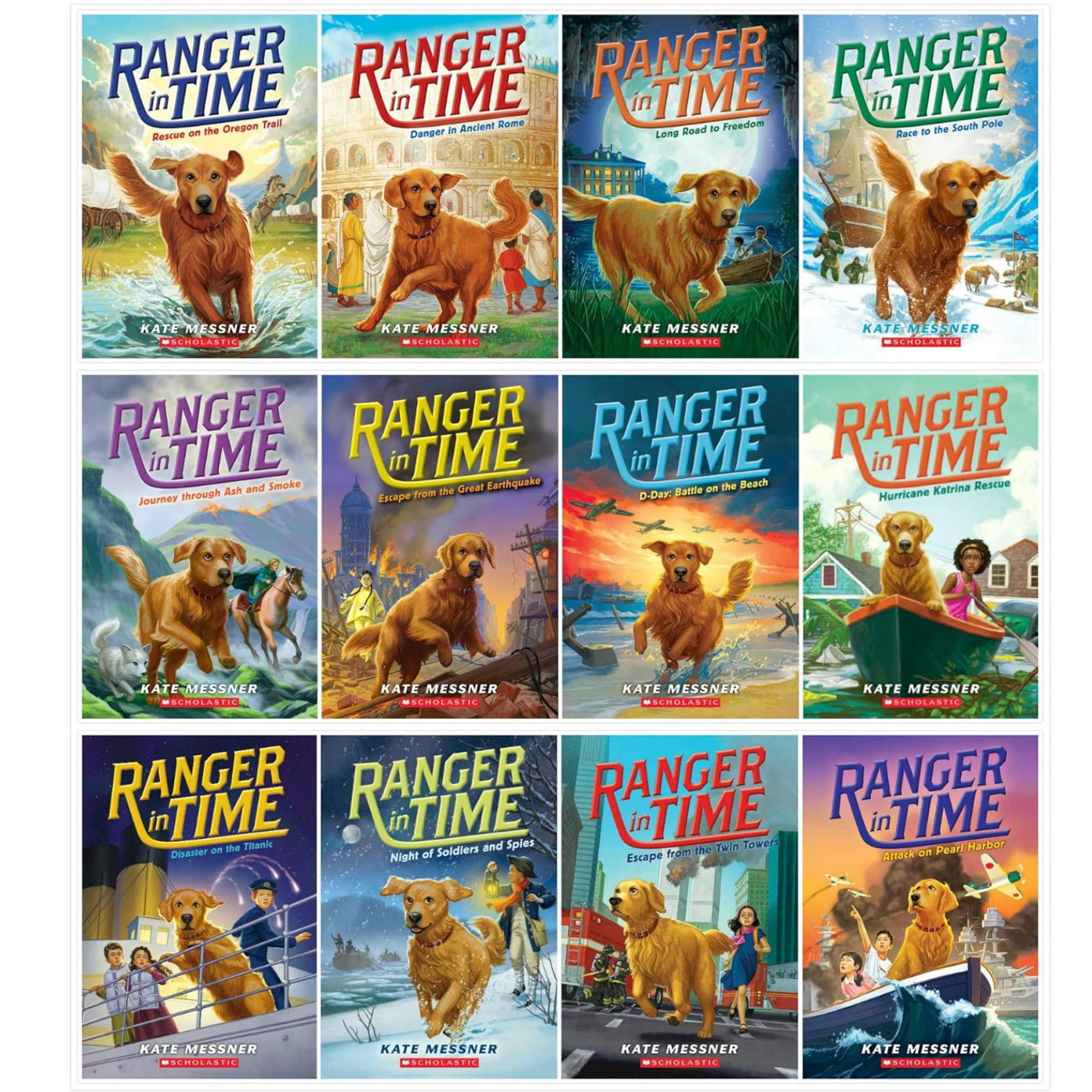 Ranger in Time Complete Set Books 1-12: Rescue on the Oregon Trail ...