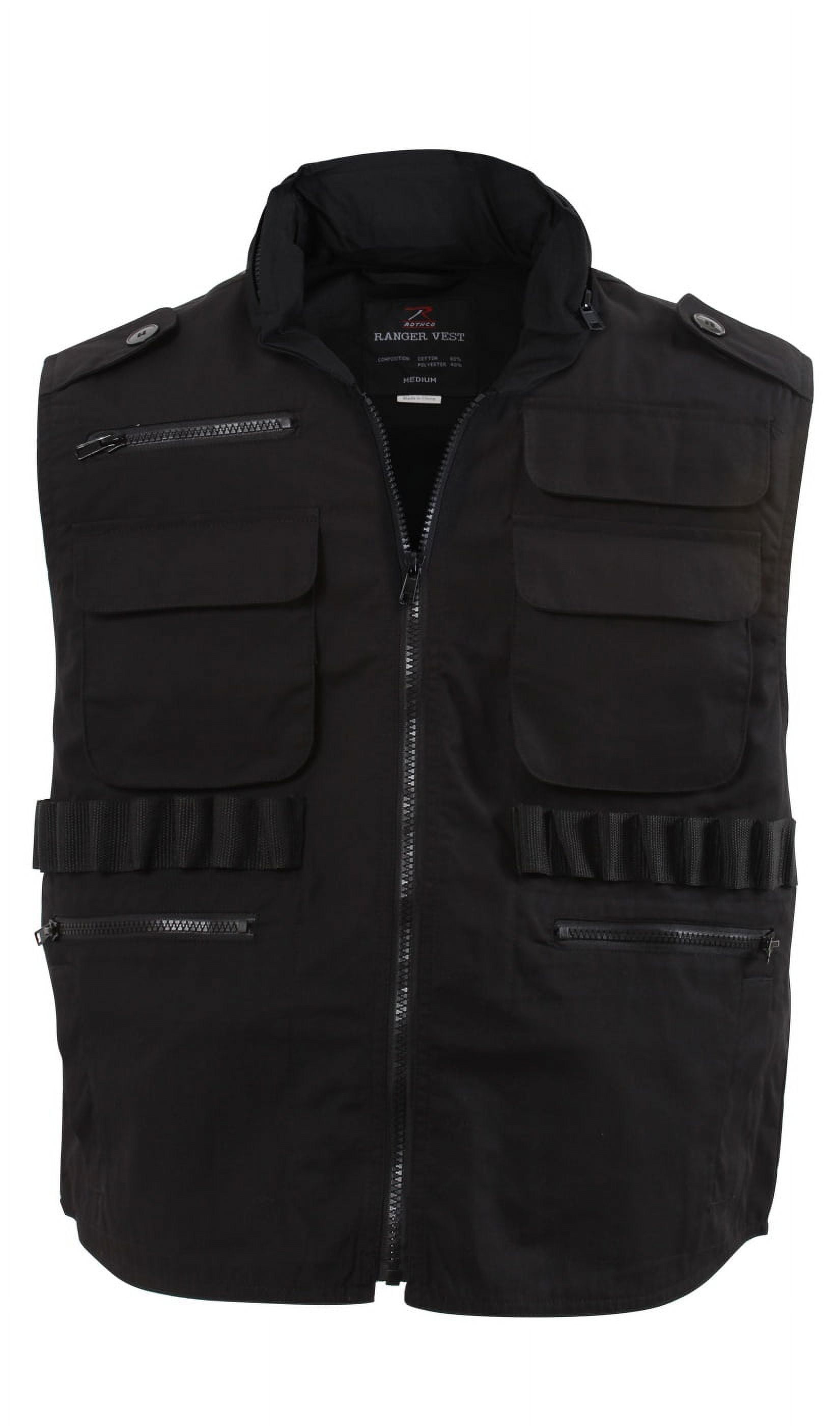 (Price/EA)Rothco 6549 Ranger Vests-Black-L - Walmart.com