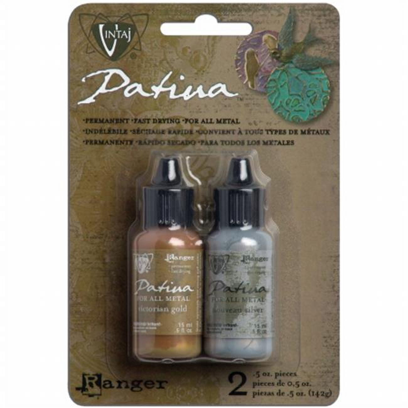 Ranger Vintaj Patina Kit, Treasured Heirloom Collection - Walmart.com