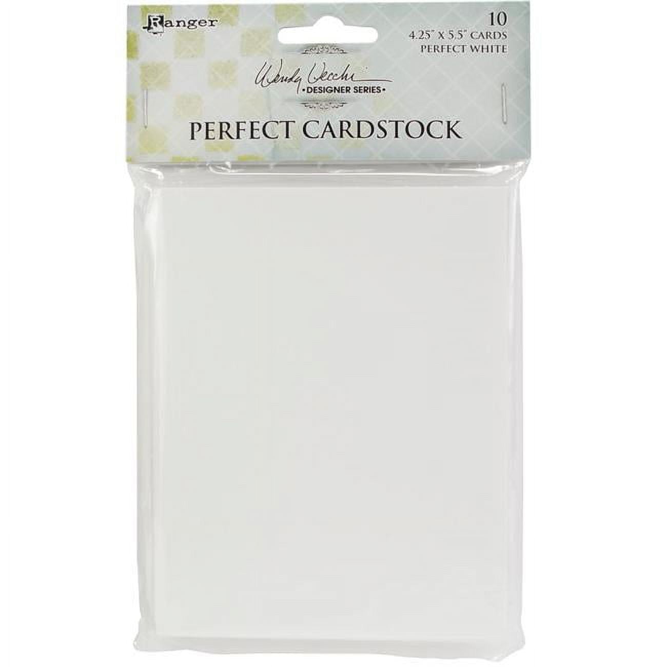 Ranger WVA62400 White Card Perfect Cardstock - Walmart.com
