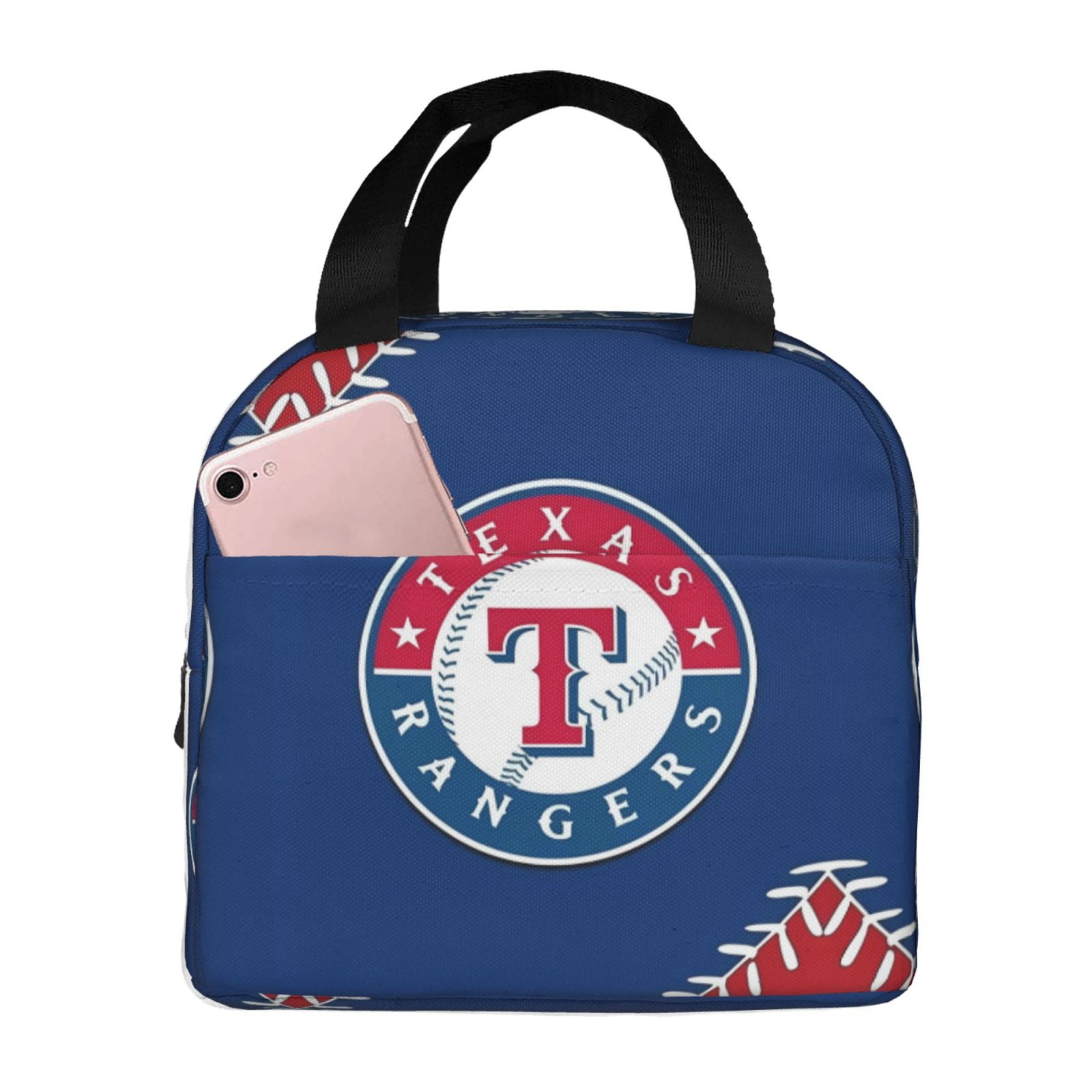 Rangers Baseball Team Campus Insulated Lunch Bag, Leak-Proof Lunch Box ...