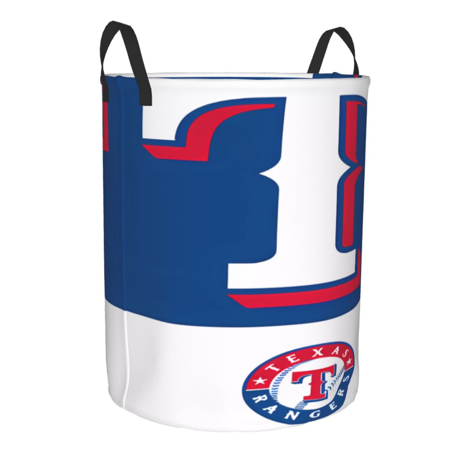 Rangers Baseball Team Round Single Layer Laundry Basket, Cute Boys ...