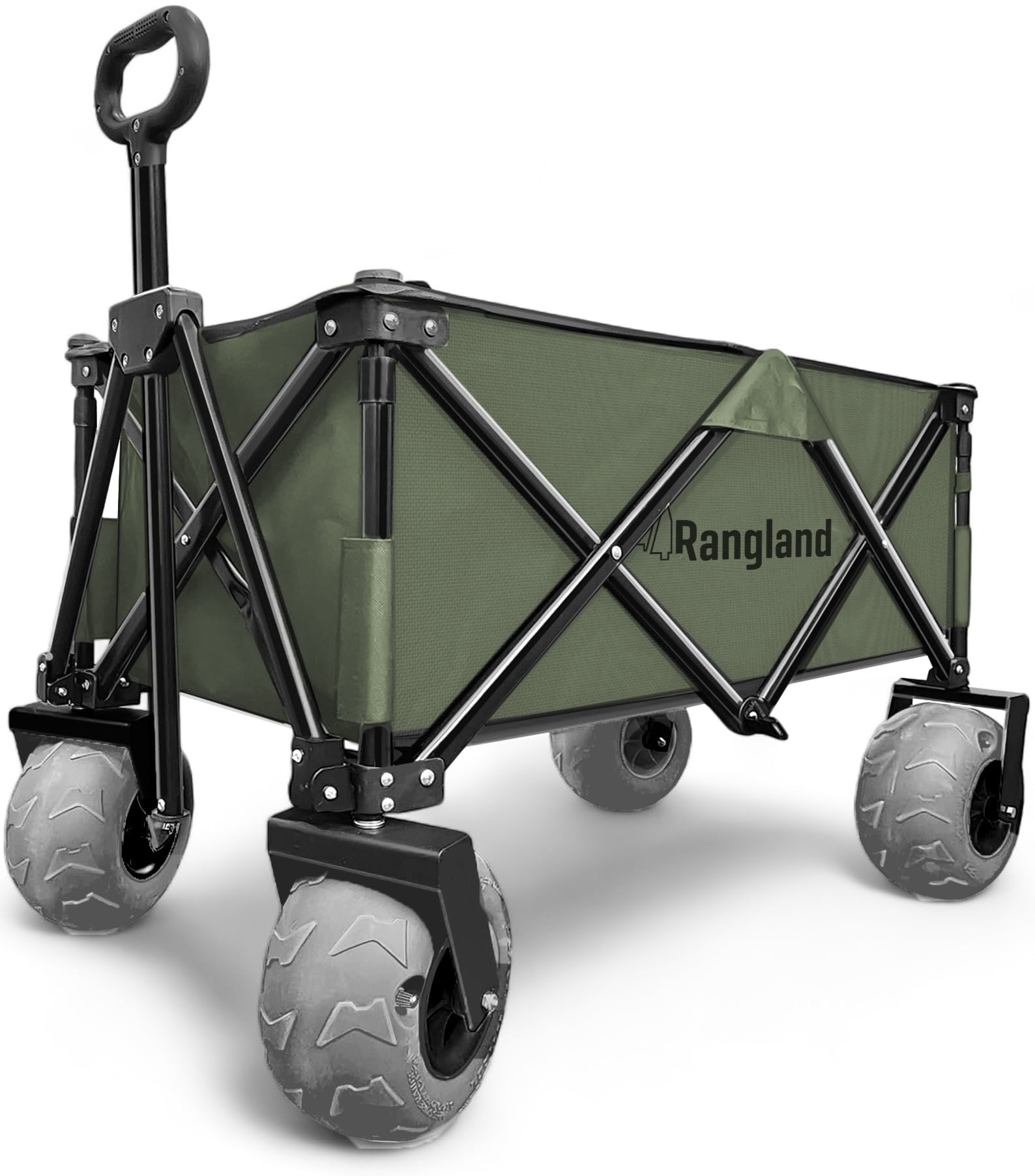 Rangland Beach Cart with Big Air Wheels for Sand - All Terrain Sand ...
