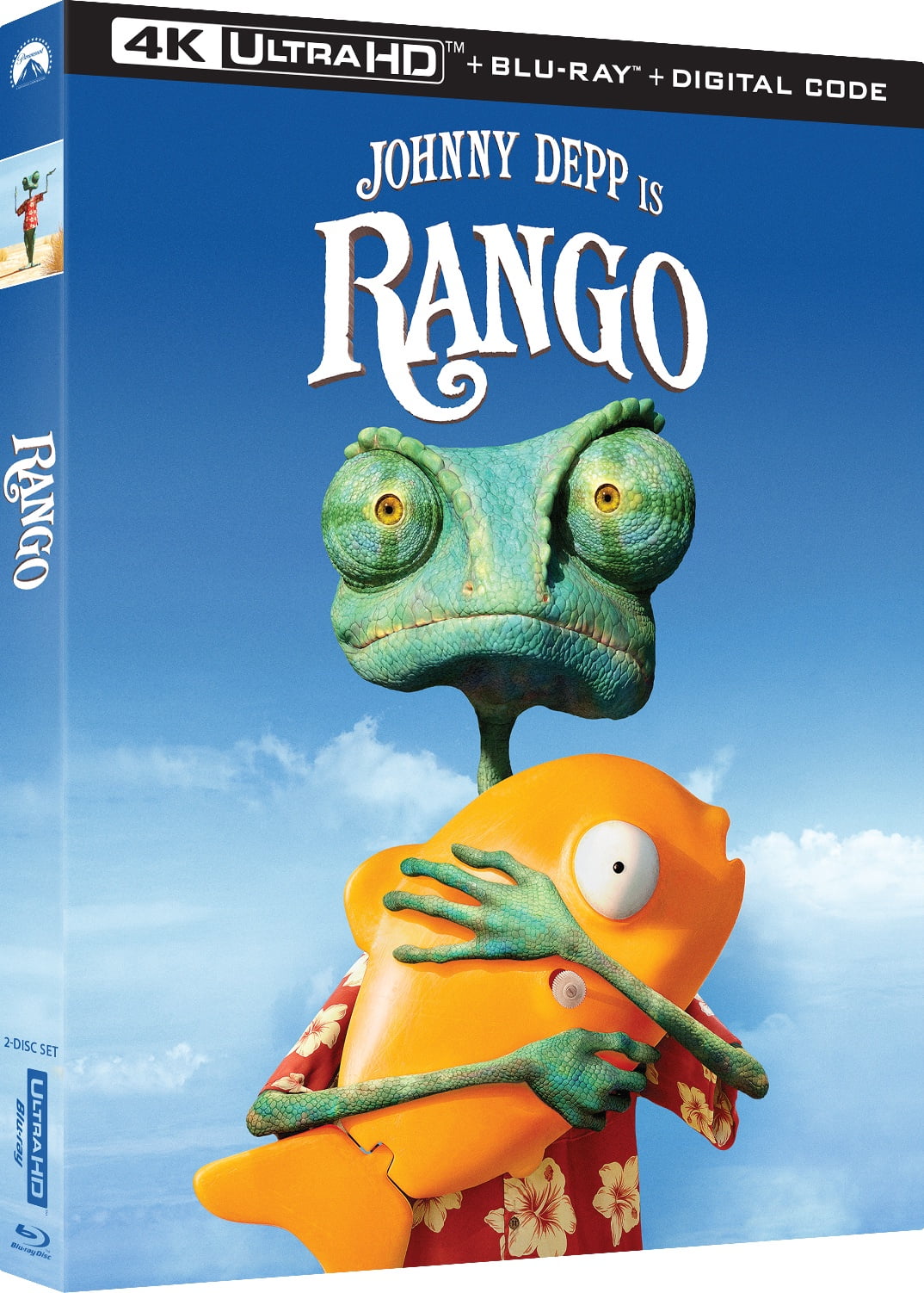 Rango (4K Ultra HD + Blu-ray + Digitial Copy) Paramount, Animation ...