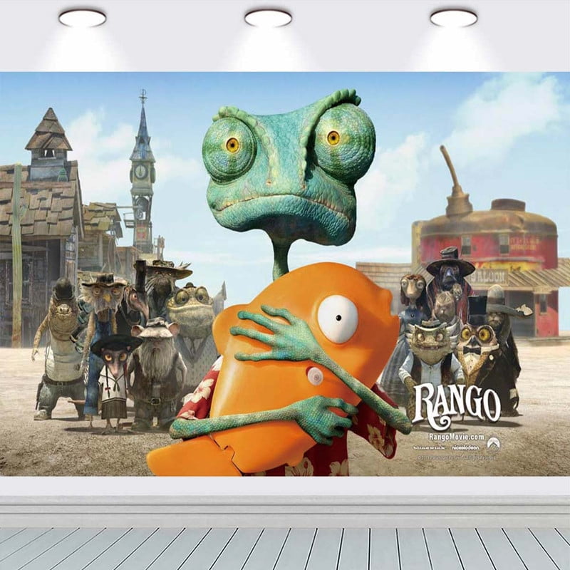 Rango Movie Birthday Party Supplies Banner Backdrop Background ...