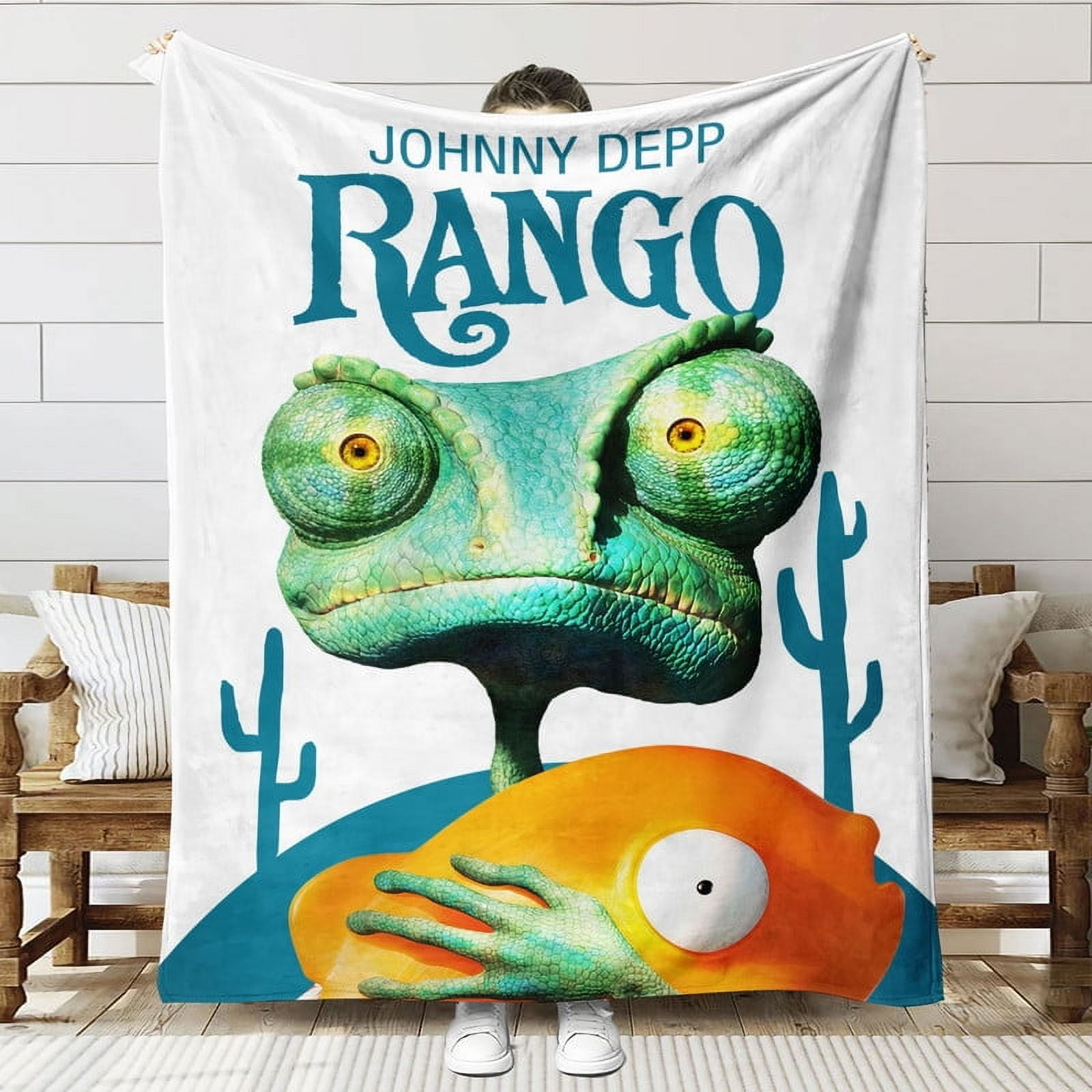 Rango Throw Blanket Gifts for Fans Lover Girls Boys Women Present ...