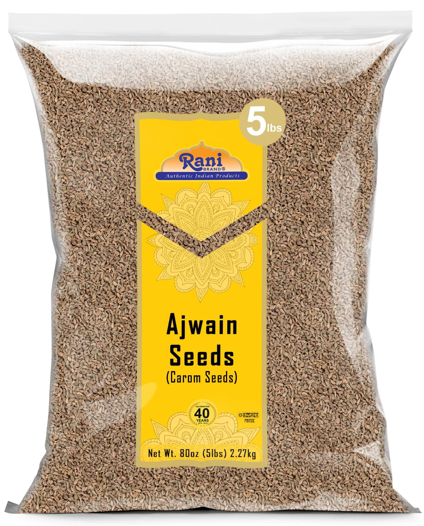 Rani Ajwain Seeds (Carom Bishops Weed) Spice Whole 80oz (5lbs) 2.27kg ...