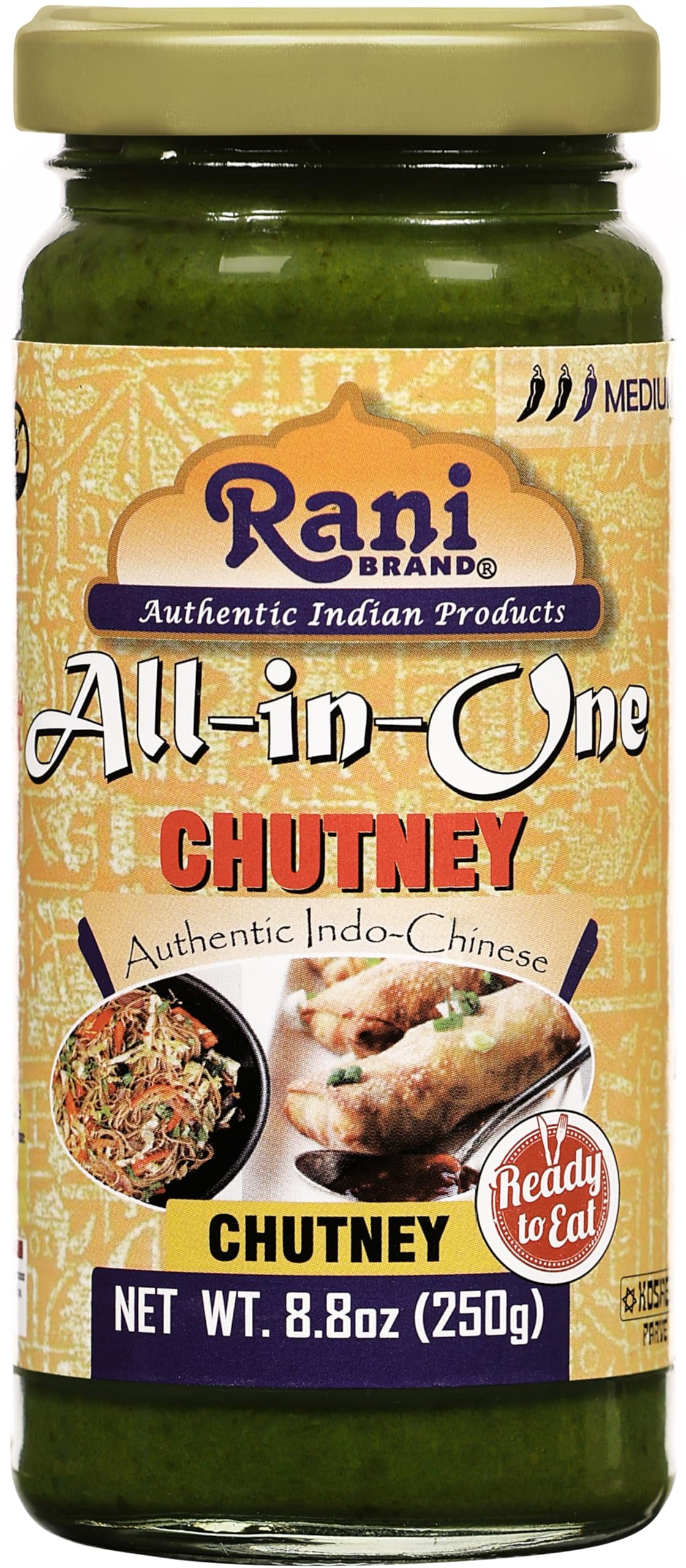 Rani All-in-One Chutney 8.8oz (250g) Glass Jar ~ No Colors | NON-GMO ...