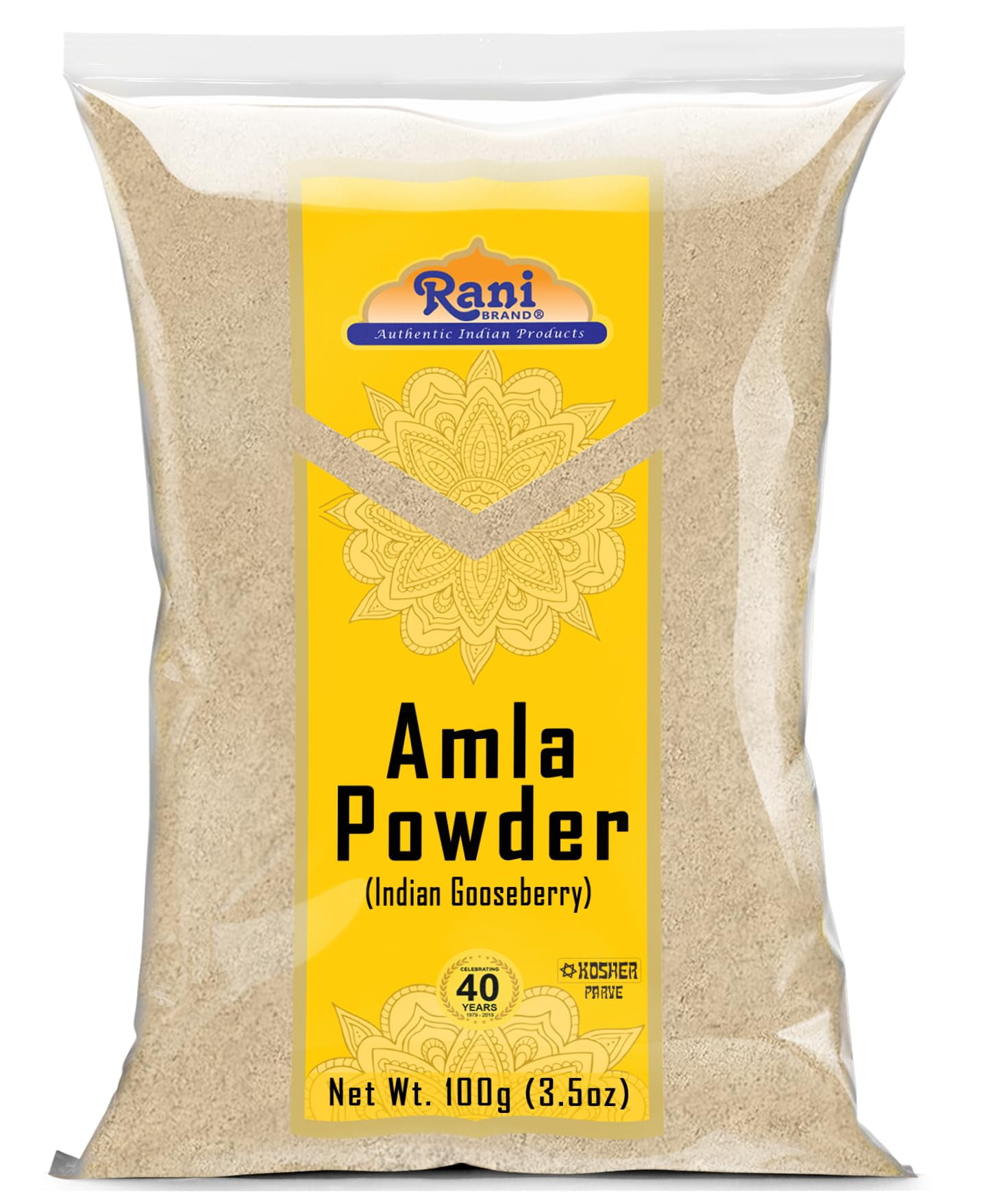 Rani Amla Powder, Indian Gooseberry, 3.5oz 100g, All Natural, No ...