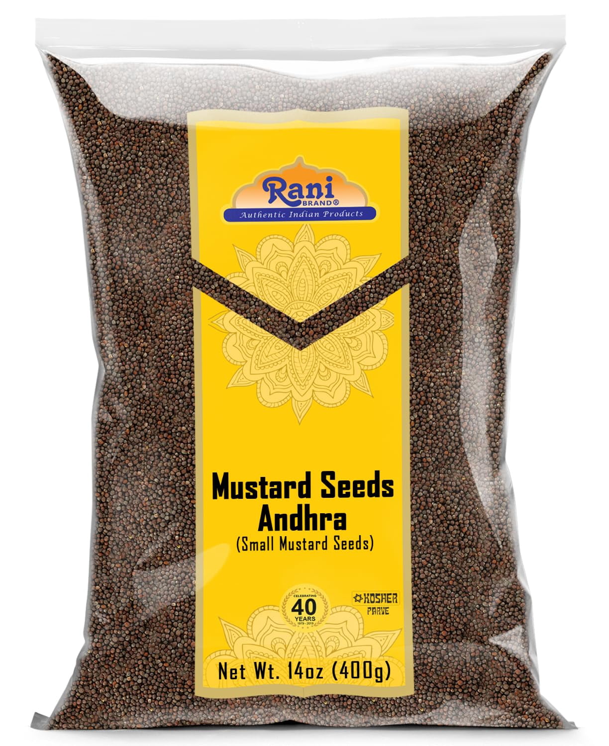 Rani Andra Mustard Seeds (Rai) Whole Spice (Rai Sarson) 14oz (400g ...