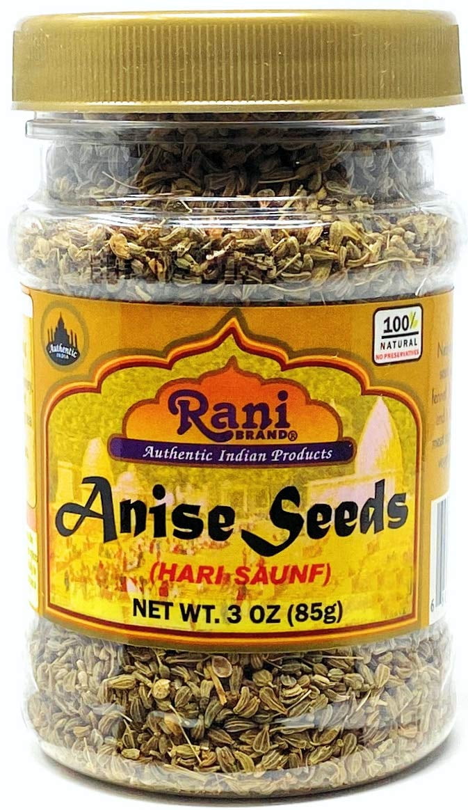 Rani Anise Seeds (Hari Saunf) 3oz (85g) PET Jar ~ All Natural | Gluten ...