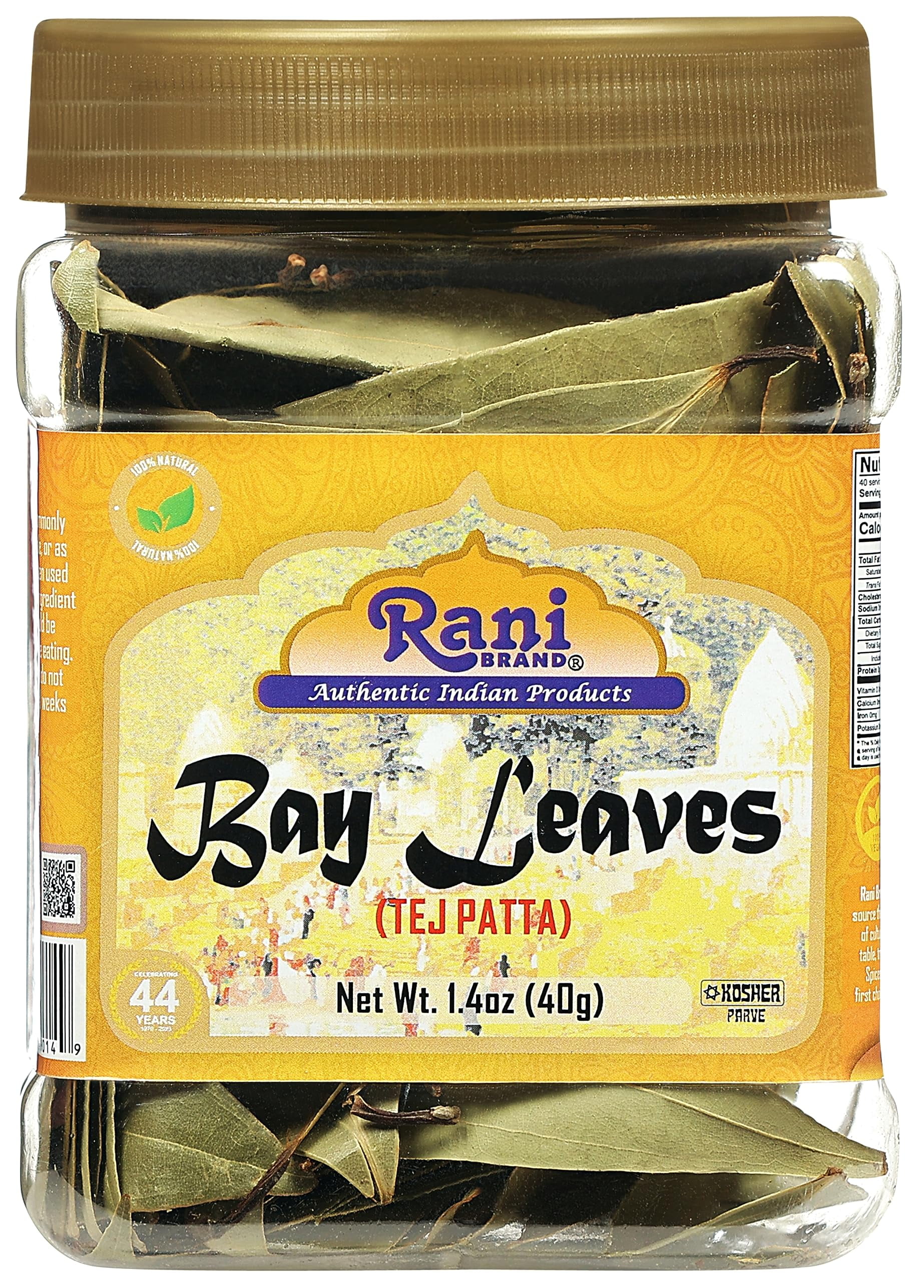 Rani Brand Whole Bay Leaves 1.4oz 40g All Natural Gluten Friendly Vegan ...