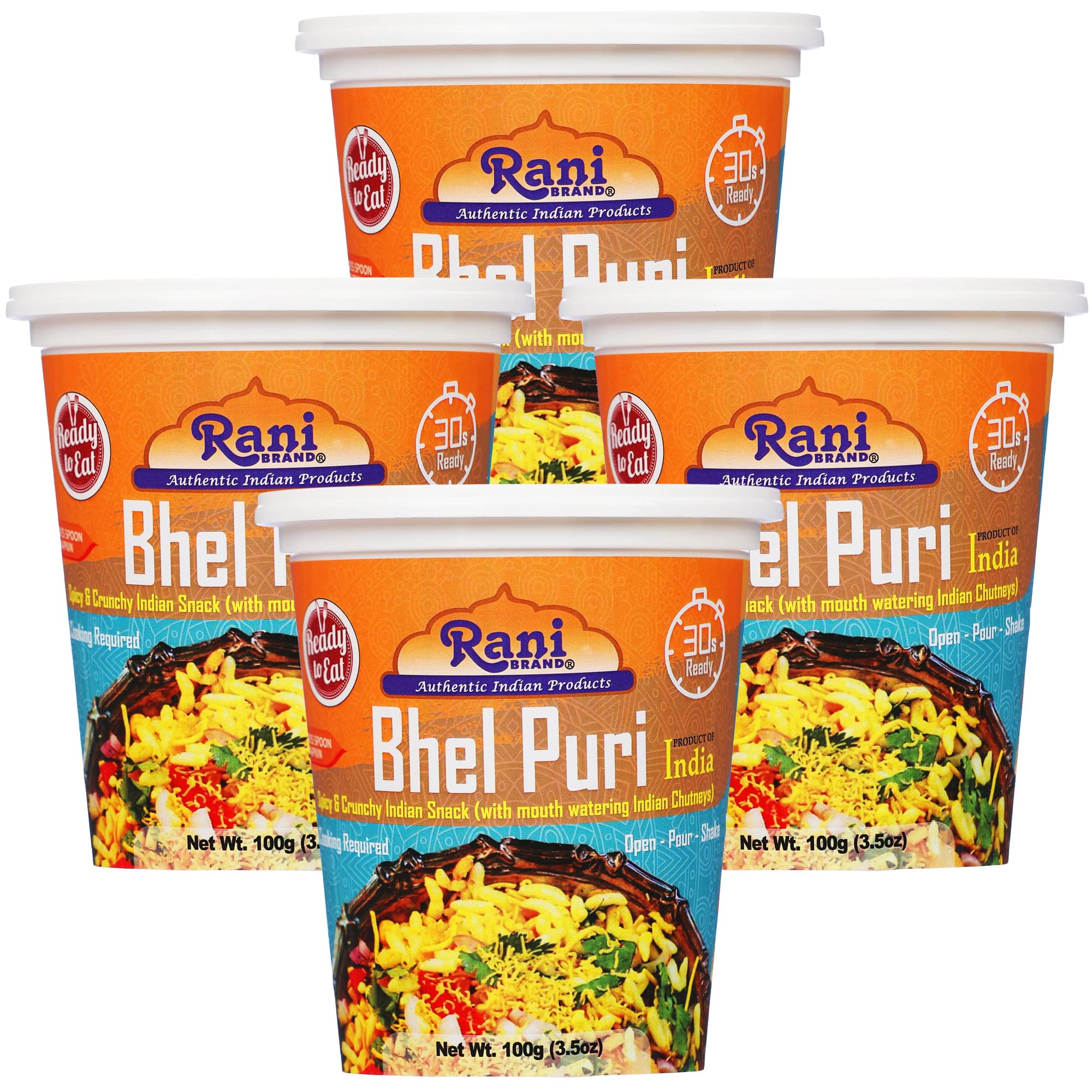 Rani Bhel Puri Cup (Spicy & Crunchy Indian Snack w/ mouth watering ...