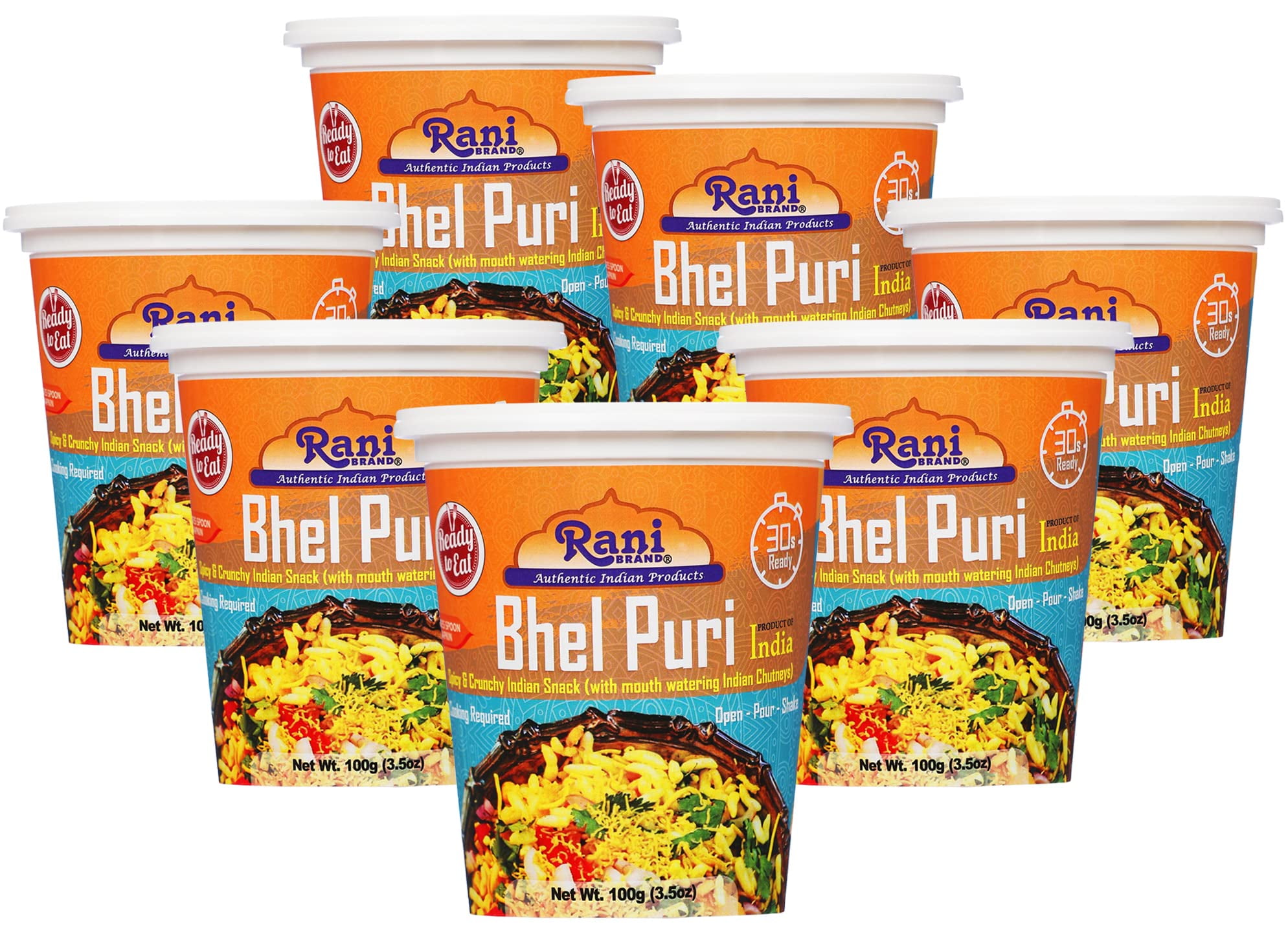 Rani Bhel Puri Cup (Spicy & Crunchy Indian Snack w/ mouth watering ...