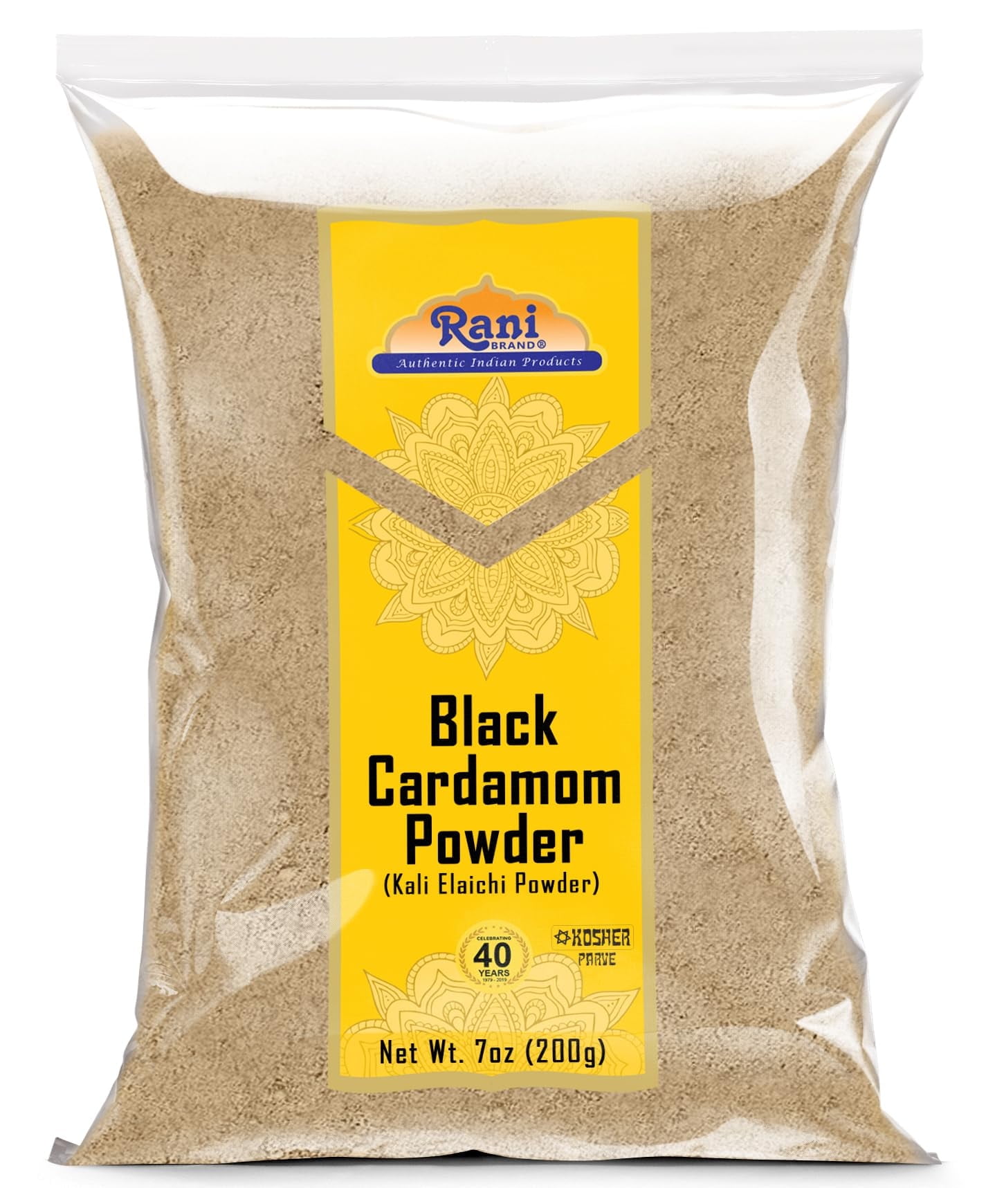 Rani Black Cardamom Powder (Kali Elachi) Indian Spice 7oz (200g) ~ All ...