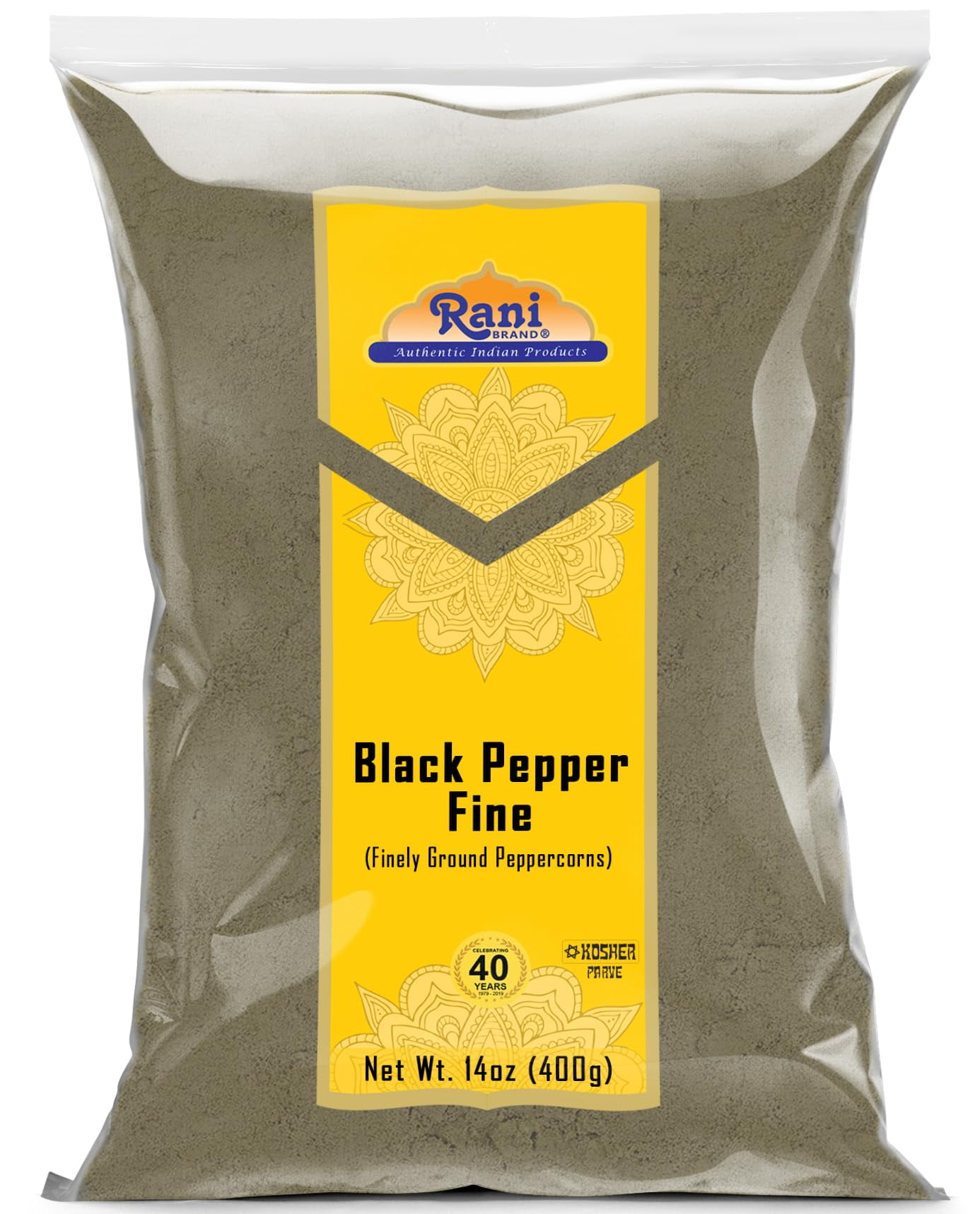 Rani Black Pepper Fine Powder 80 Mesh, 14oz, Kosher, Vegan, Gluten ...