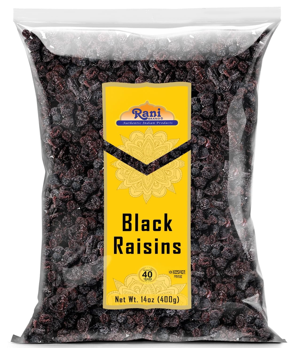 Rani Black Raisins 14oz (400g) ~ All Natural | Gluten Friendly | Non ...