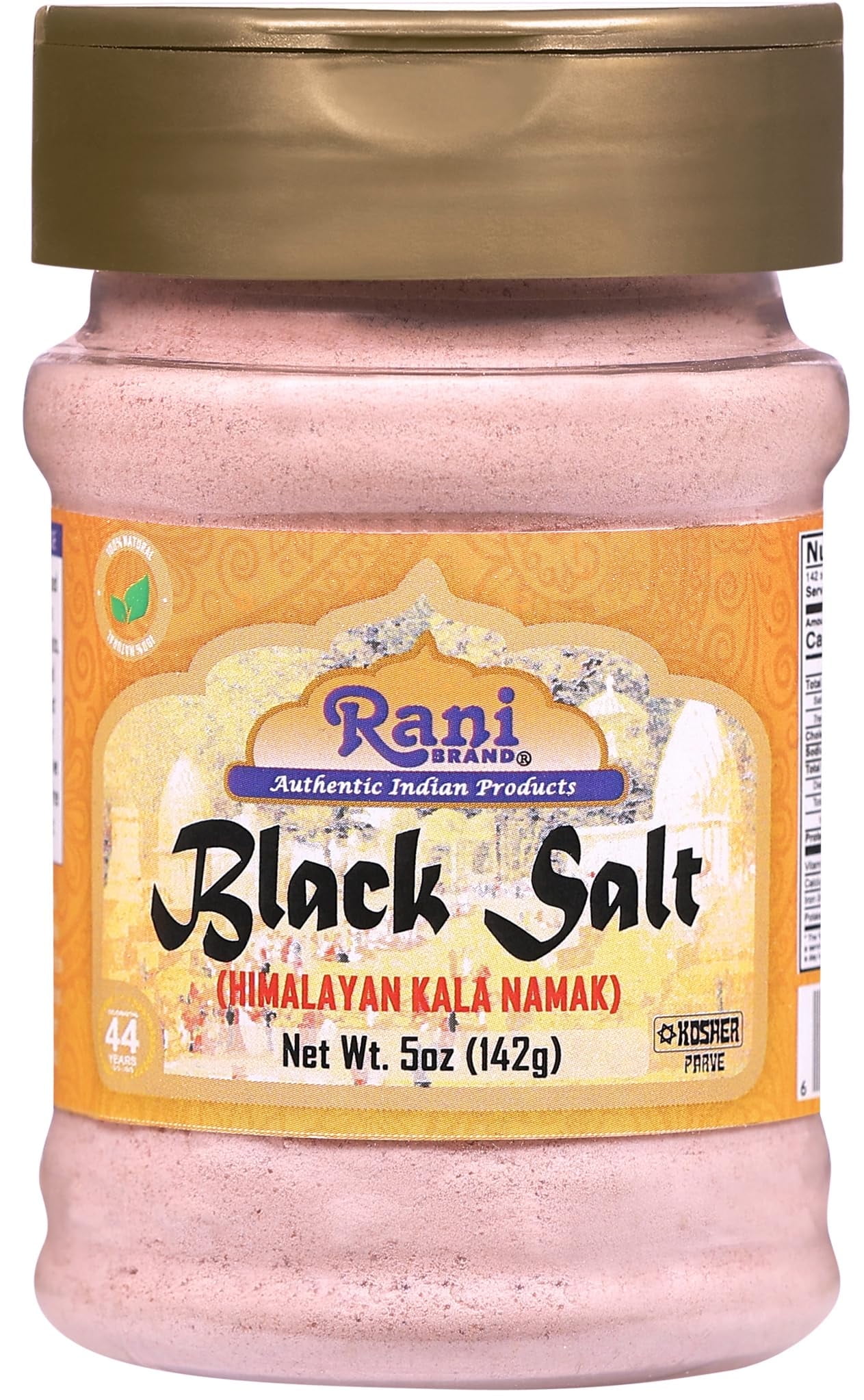 Rani Black Salt (Kala Namak Mineral) Powder 5oz Unrefined Vegan Kosher ...