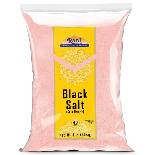 Rani Black Salt Powder (Kala Namak) 16oz - Pure, Vegan, Gluten Friendly ...