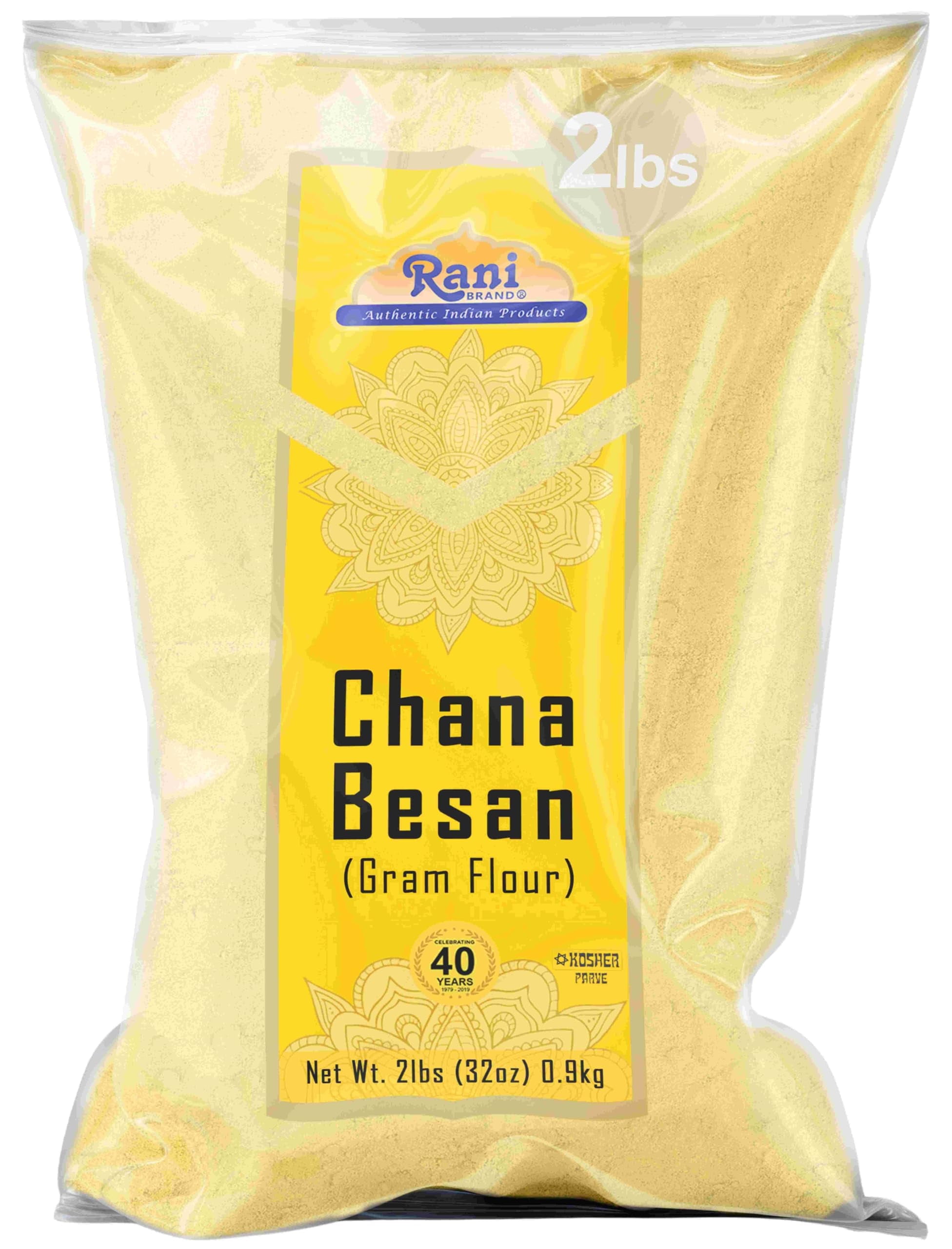 Rani Brand Chana Besan, Chickpea Flour, 32oz (2lbs) 908g, All Natural ...