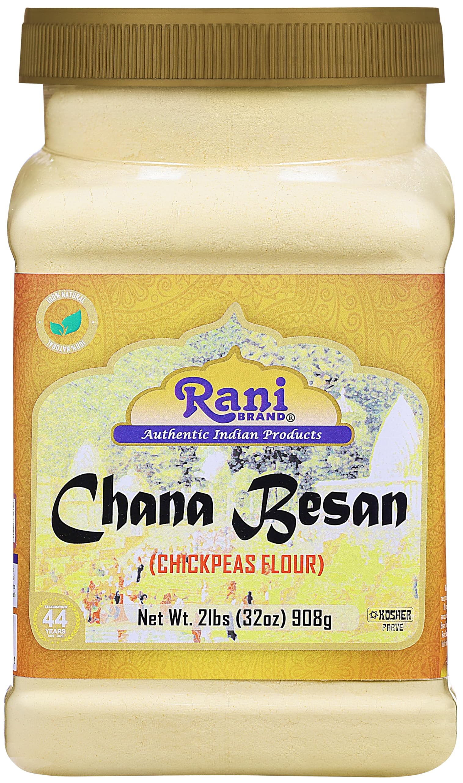 Rani Chana Besan Chickpeas Flour 32oz 2lbs Gluten Friendly Vegan Kosher ...