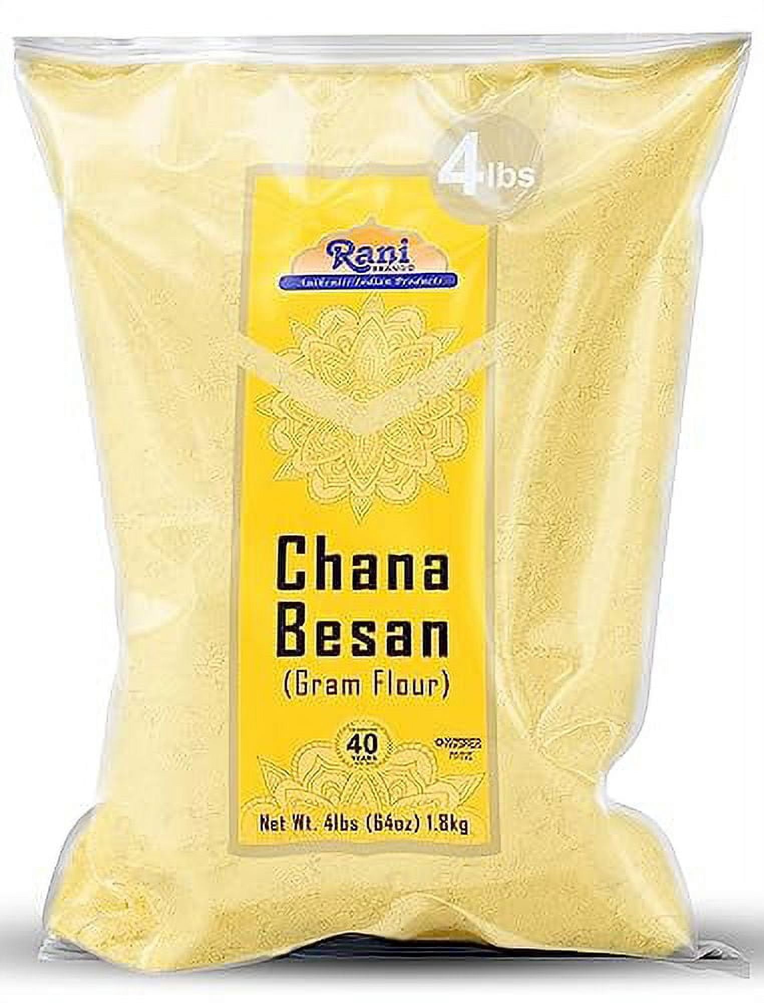 Rani Chana Besan - Chickpeas Flour, Gram, 64oz (4lbs) 1.81kg ~ All ...