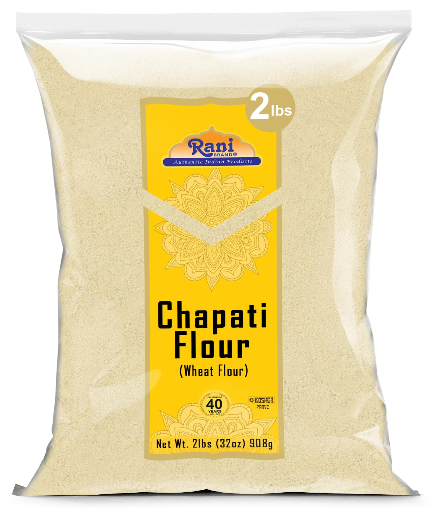 Rani Chapati Flour (100% Pure Whole Wheat Atta), For Making Roti ...