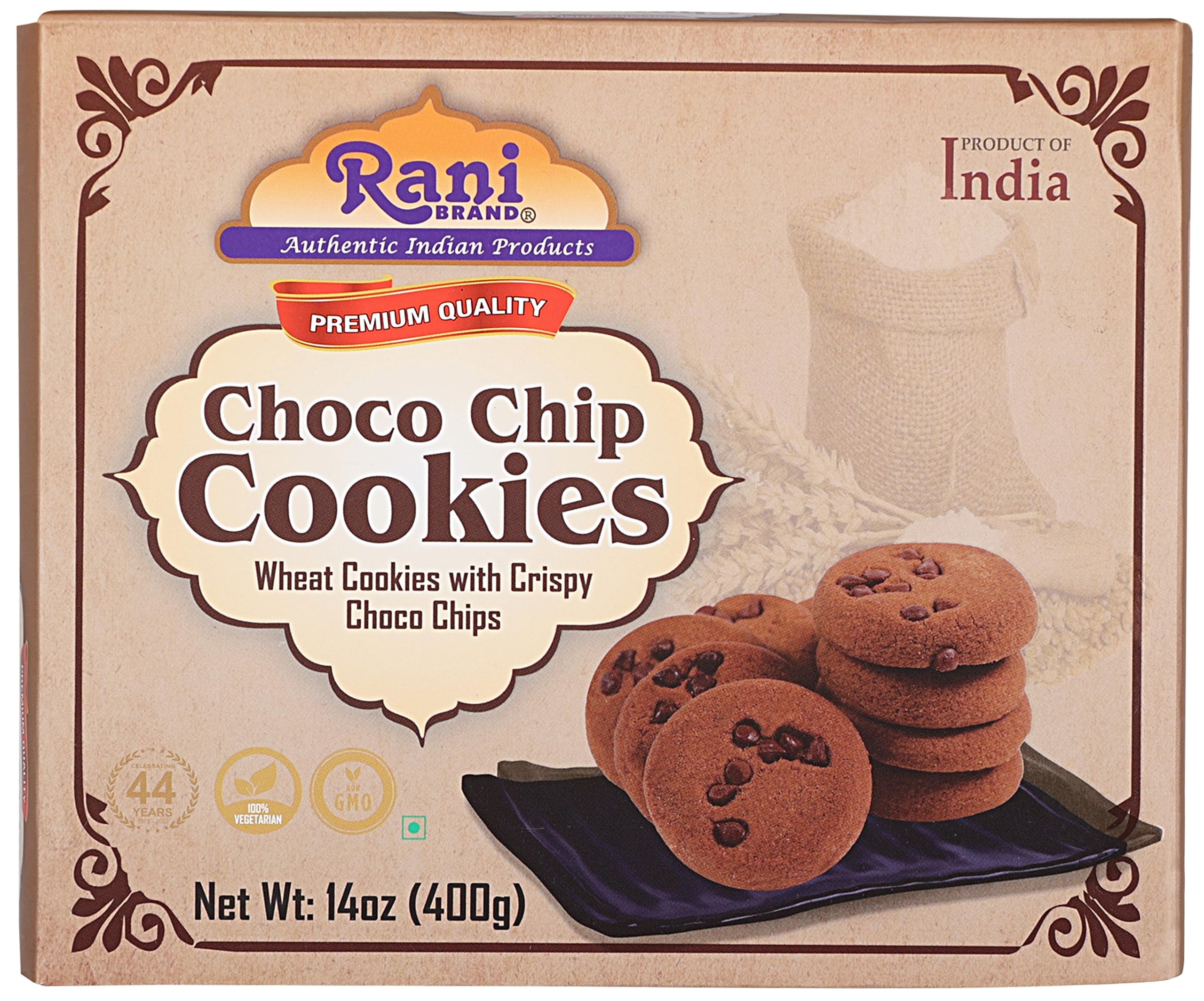 Rani Choco Chip Cookies (Wheat Cookies with Crispy Choco Chips) 14oz ...