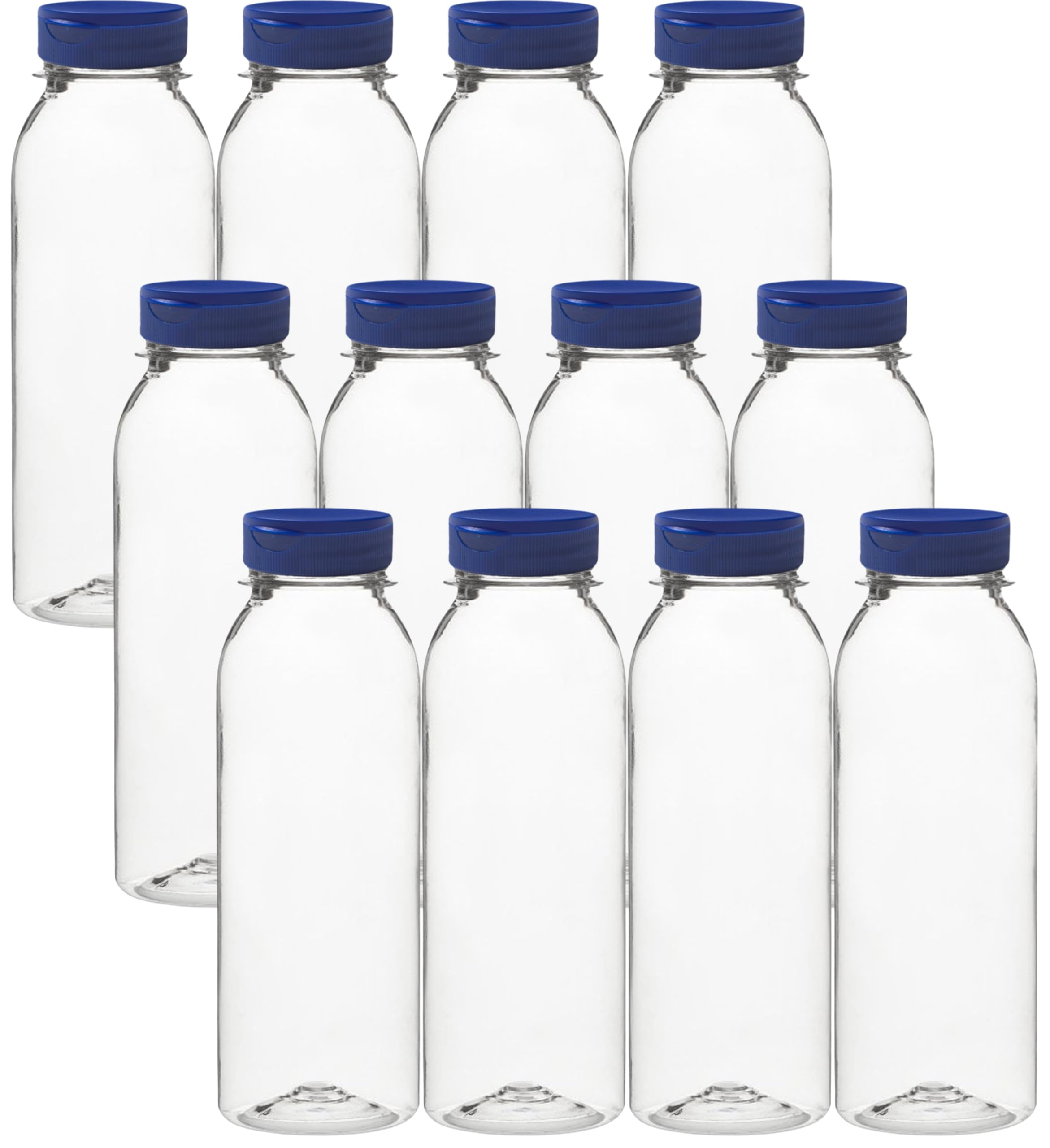 Rani Clear Plastic Bottles | 8oz PET Bottle with Flip-top Caps | BPA ...