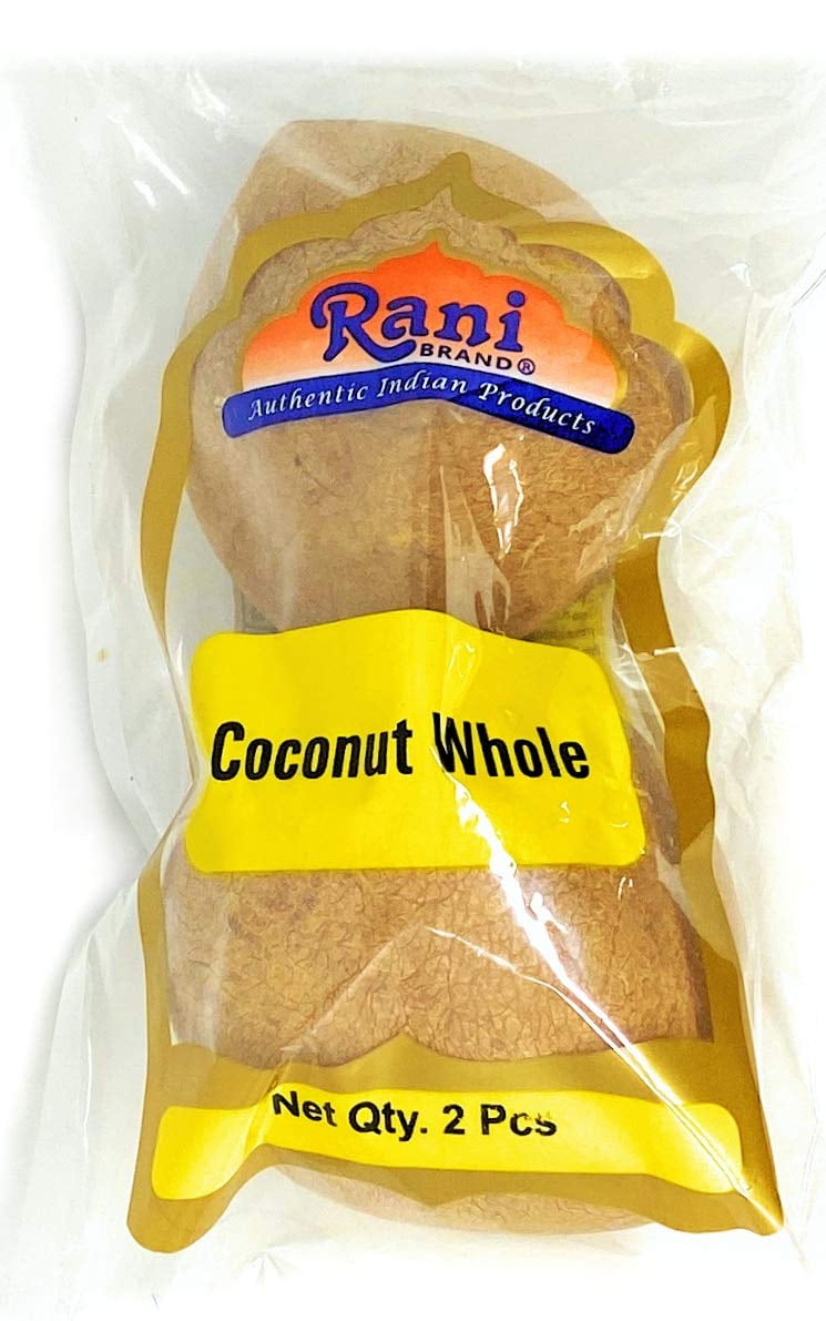 Rani Coconut (Copra) Dry Whole 2 Pieces ~ Raw (Uncooked, Unsweetened ...
