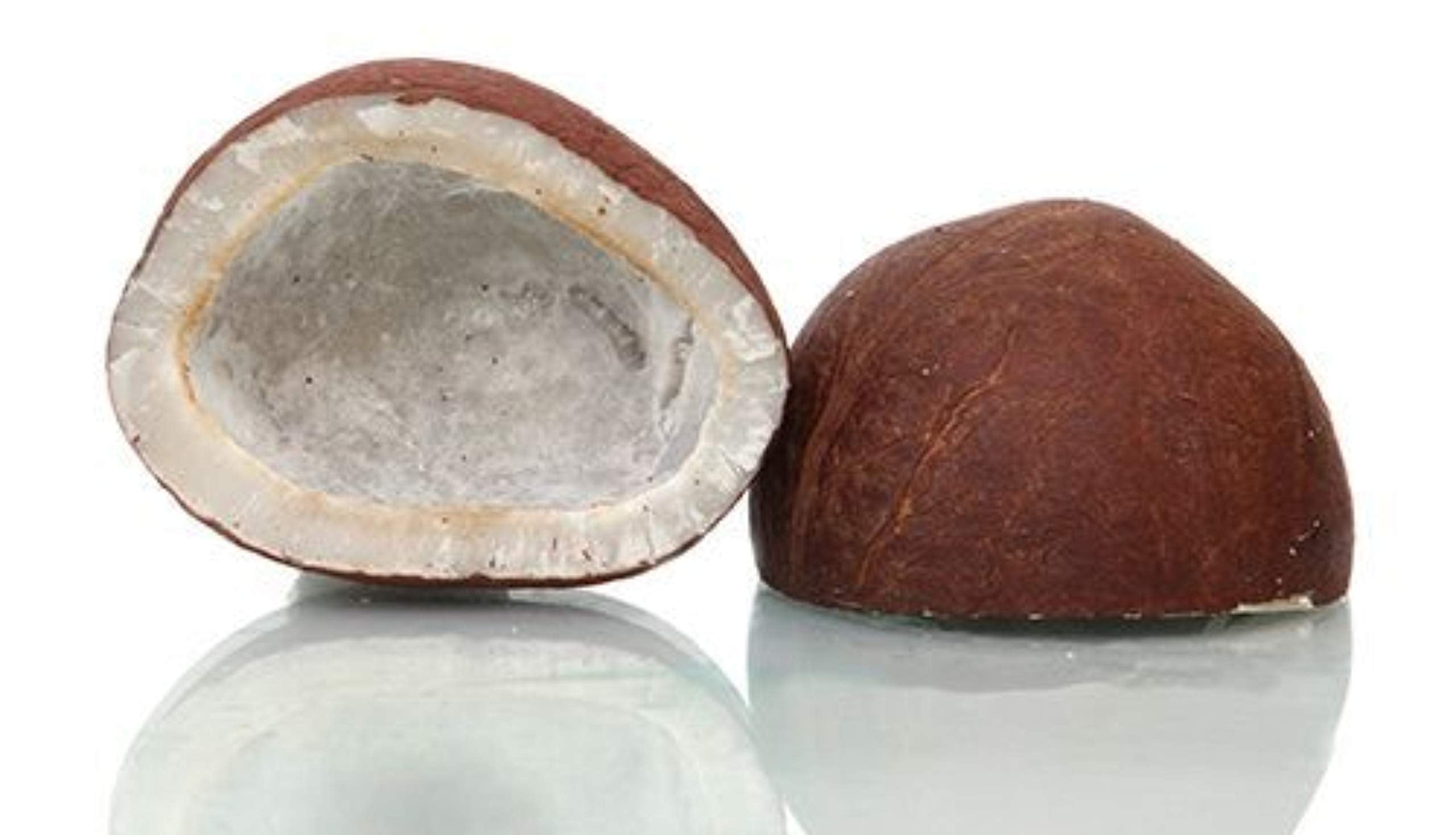 Rani Coconut (Copra) Halves, 2 Pieces, Approx. 300g ~ Raw (Uncooked ...