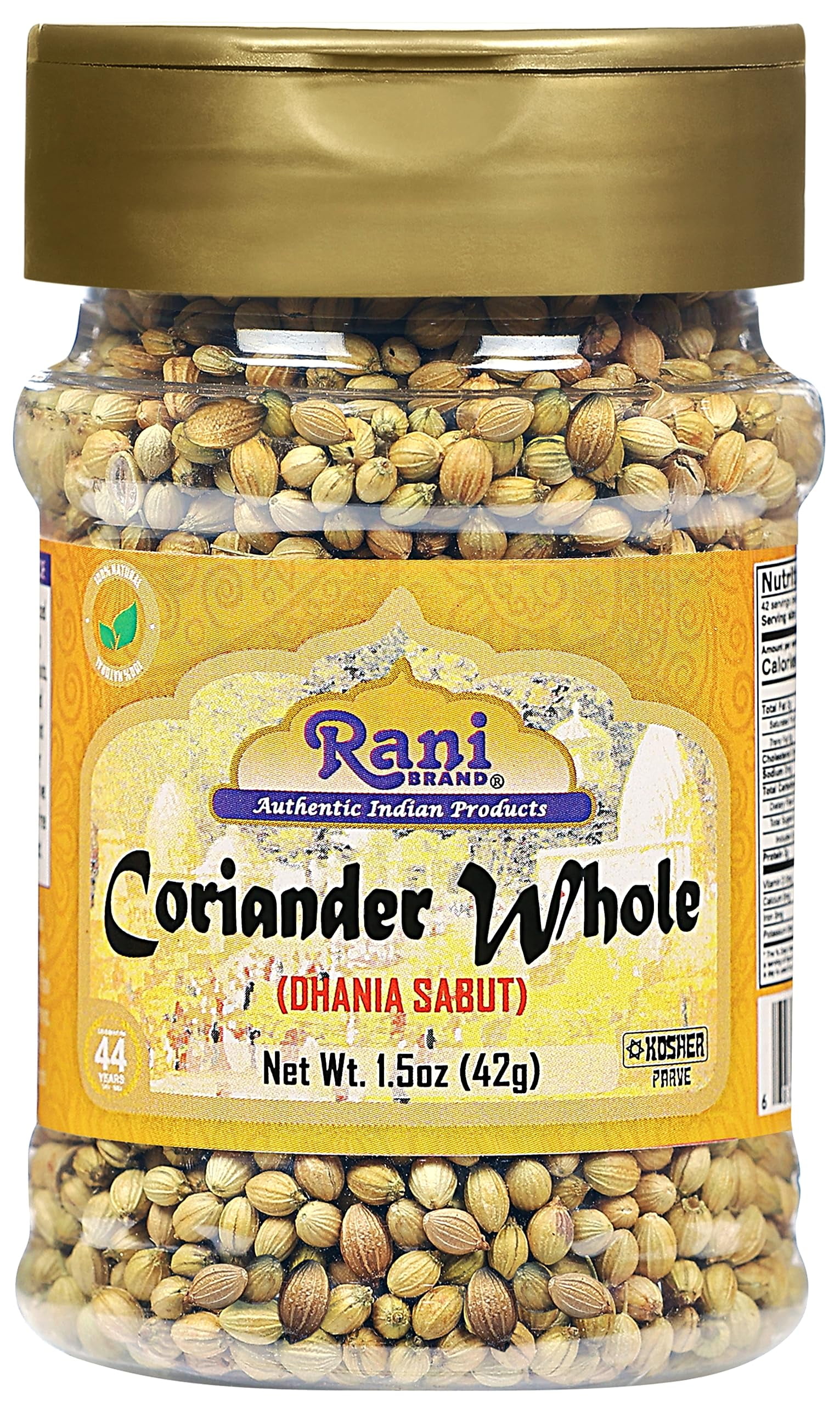 Rani Brand Coriander Seeds Whole, Indian Spice 1.5oz, Vegan, All ...