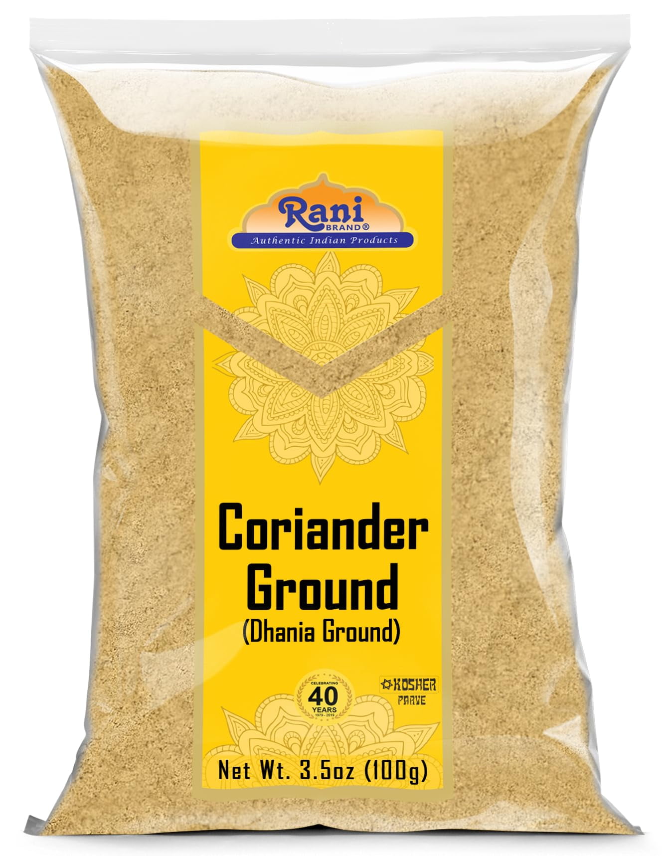 Rani Ground Coriander Powder 3.5oz (100g) - All Natural, Gluten-Free ...