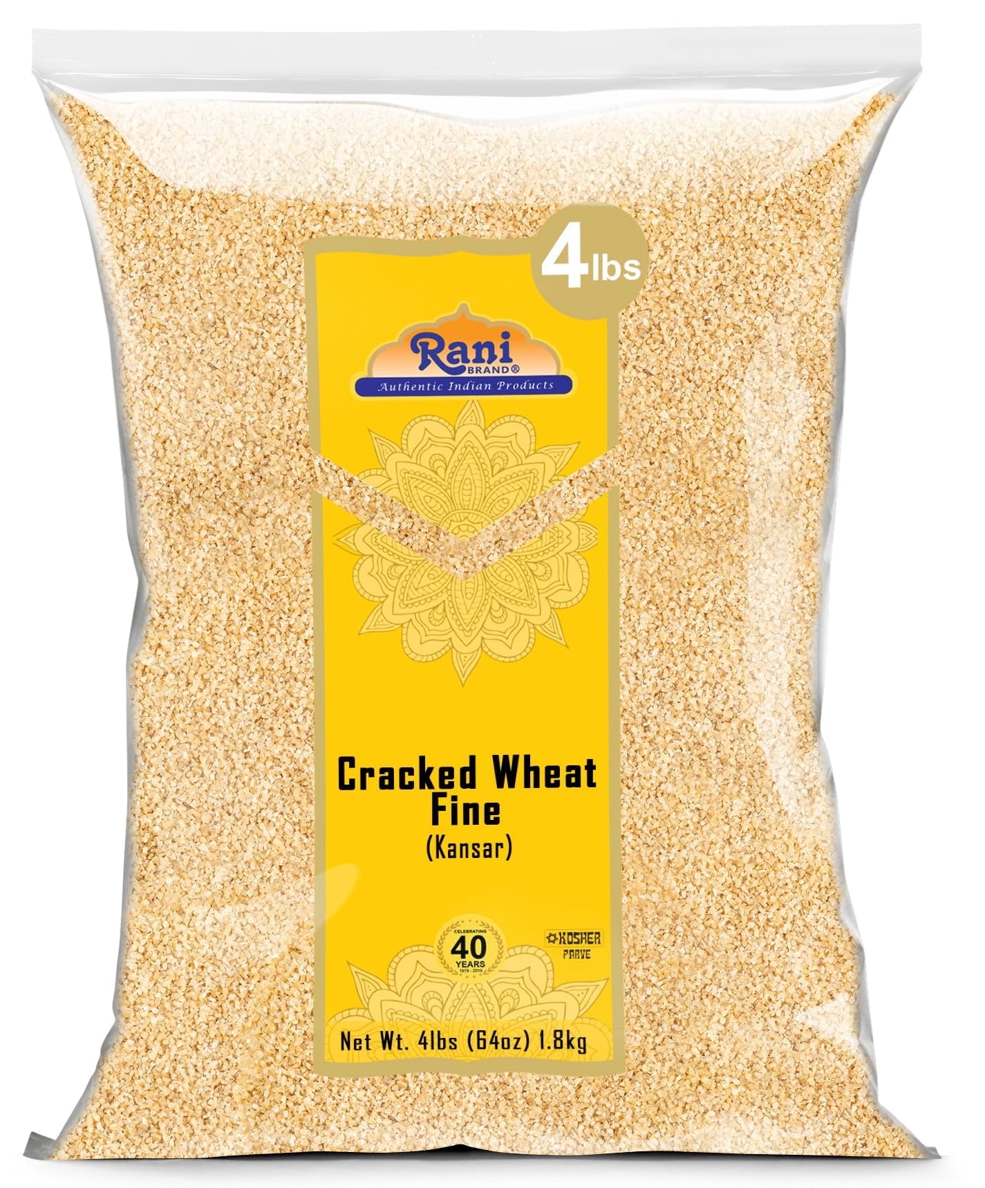 Rani Cracked Wheat Fine Organic Bulgur 64oz 1.81kg Vegan Kosher Indian ...