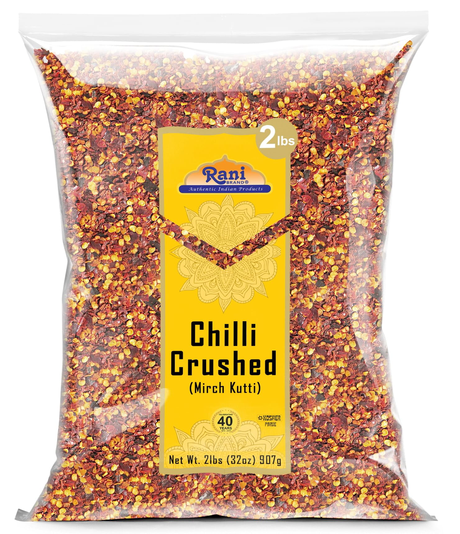 Rani Crushed Red Pepper Flakes Chilli (Pizza Type Cut) 32oz (2lbs) 908g ...