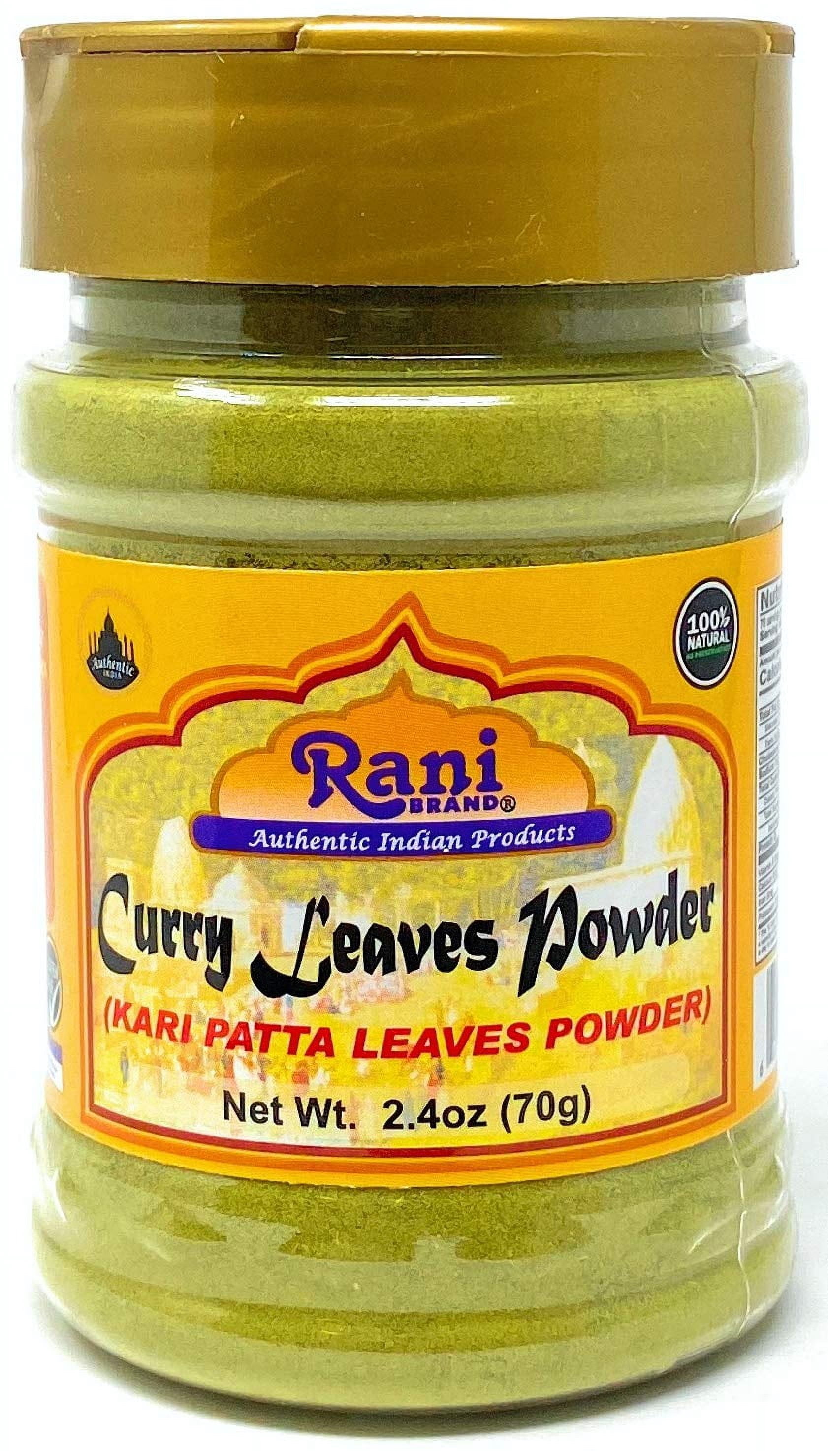Rani Curry Leaves FEV6 Powder (Kari Neem Patha) Indian Spice 2.4oz (70g ...