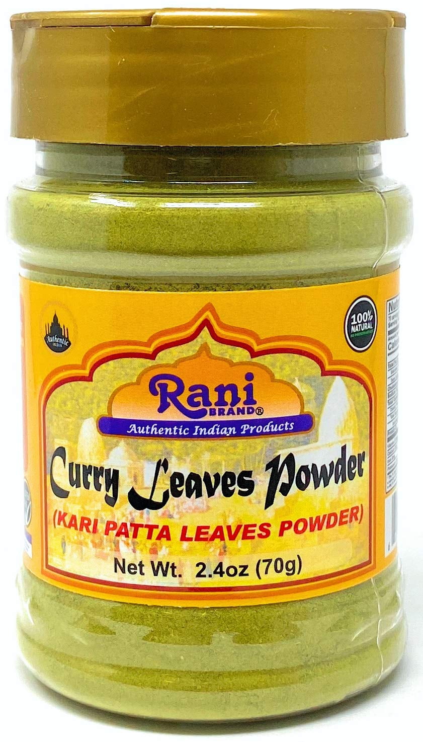Rani Curry Leaves Powder, Indian Herb Seasoning, Vegan, Gluten Friendly, NON-GMO, 2.4oz PET Jar ...