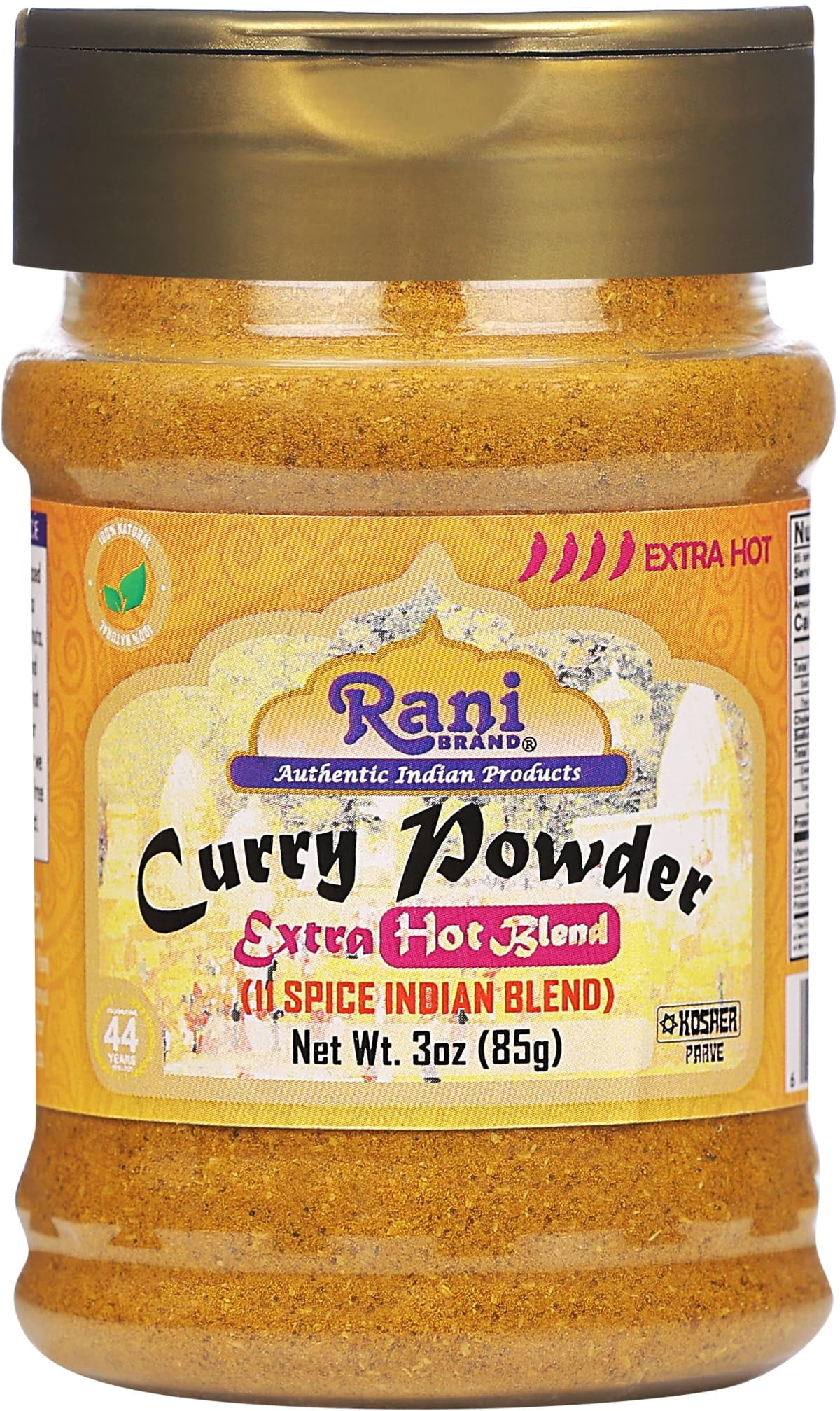 Rani Extra Hot Curry Powder, 3oz - Authentic Indian 11-Spice Blend ...
