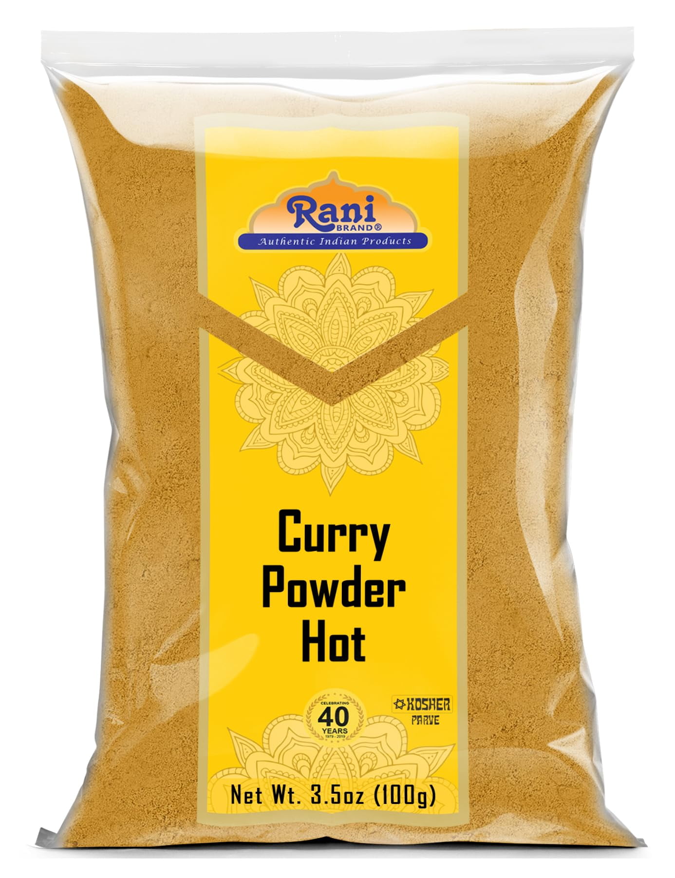Rani Curry Powder Hot (11-Spice Authentic Indian Blend) 3.5oz (100g ...
